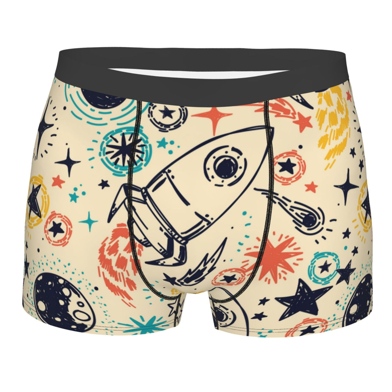 Junzan Rockets Mens Underwear Boxer Briefs For Men’s - Medium - Walmart.com