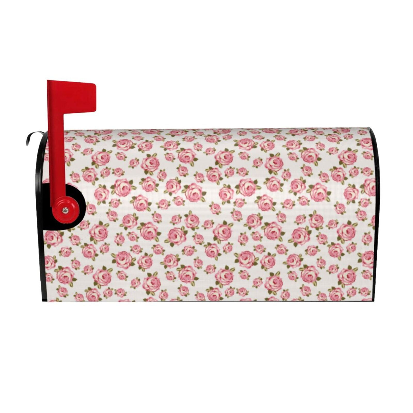 Junzan Rose Flowers Pattern Mailbox Covers,Magnetic Mailbox Waterproof ...