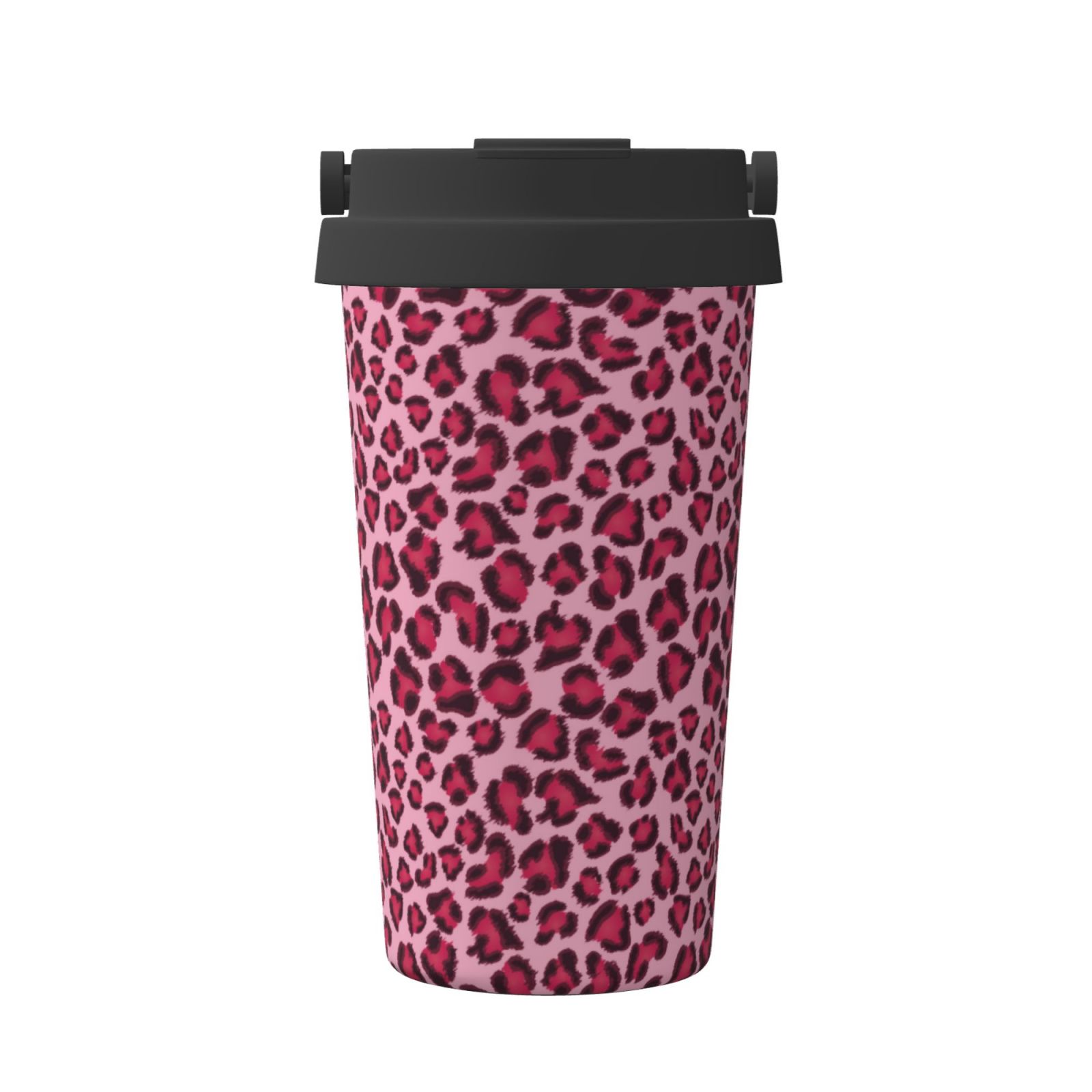 Junzan Rose Leopard Print for Stainless Steel Vacuum Insulated Tumbler ...