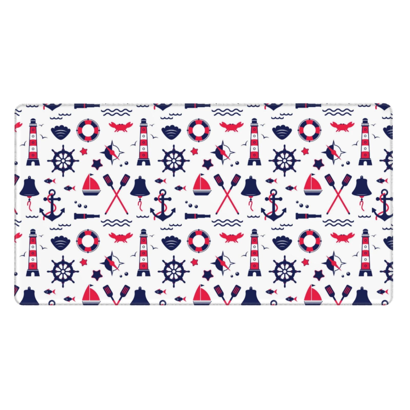 Junzan Sailing Marine Travel Extra Large Mouse Pad For Boys Girl Men ...