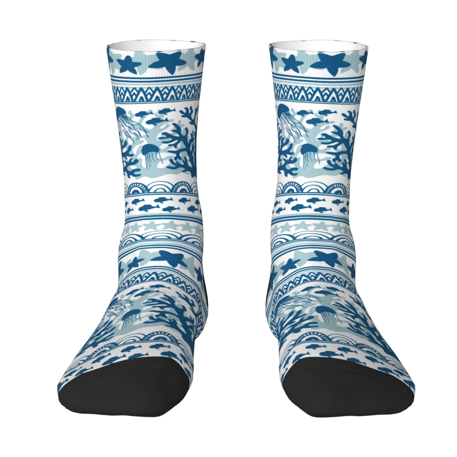 Junzan Sea Underwater Jellyfish Mens Funny Socks For Men Women Colorful ...