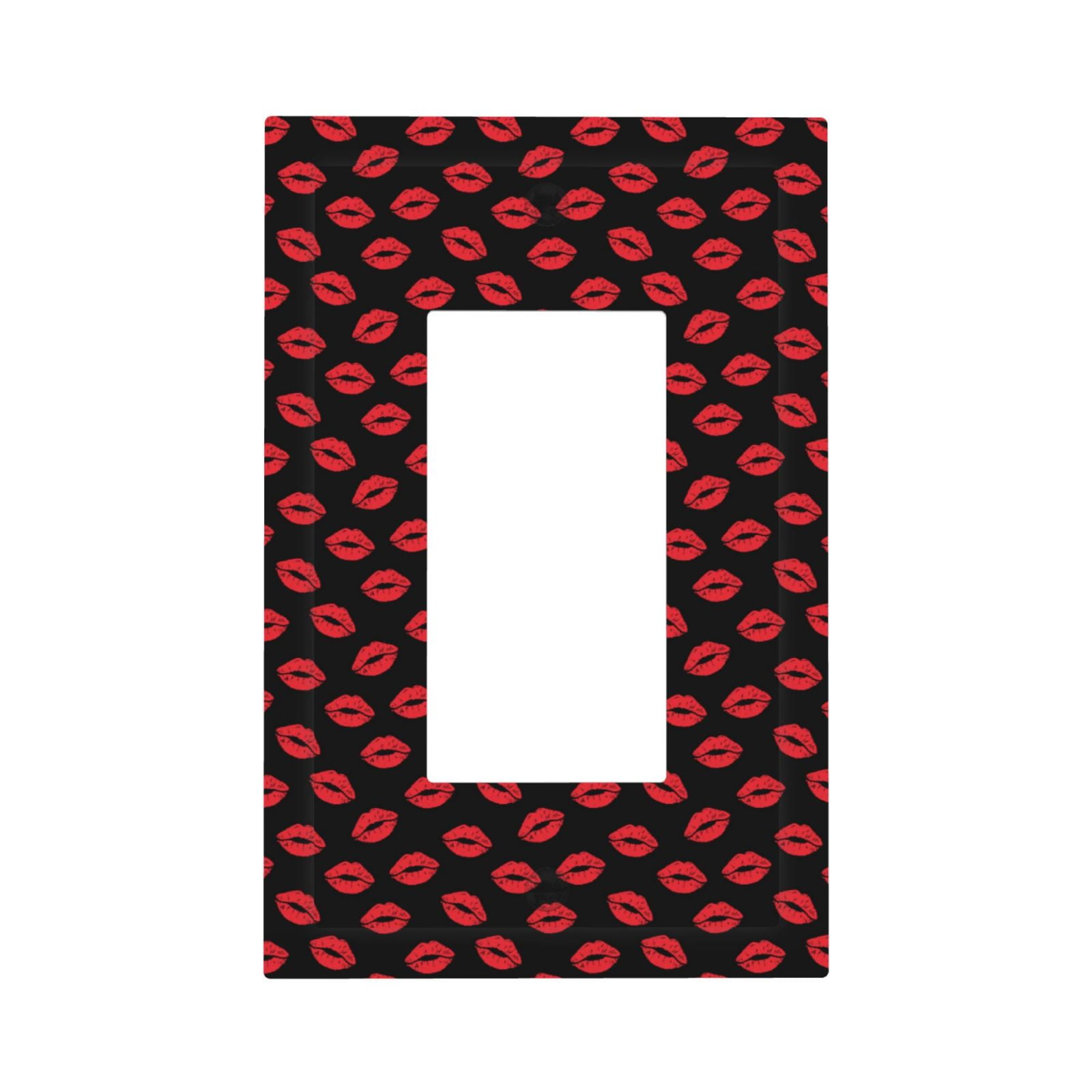 Junzan Sexy Red Lips Kiss for Electrical Outlet Covers, 5" x 3 ...