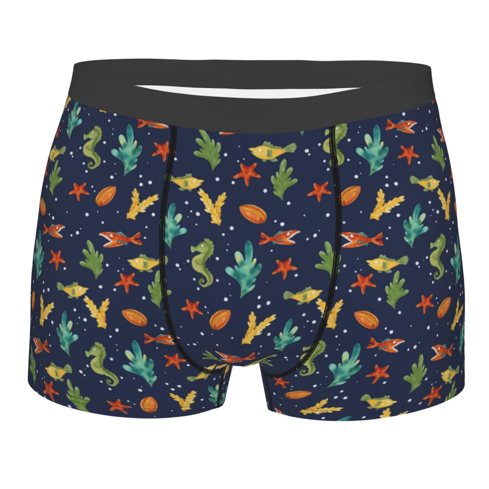 Junzan Shells And Seaweed Mens Underwear Boxer Briefs For Men’s - Large ...
