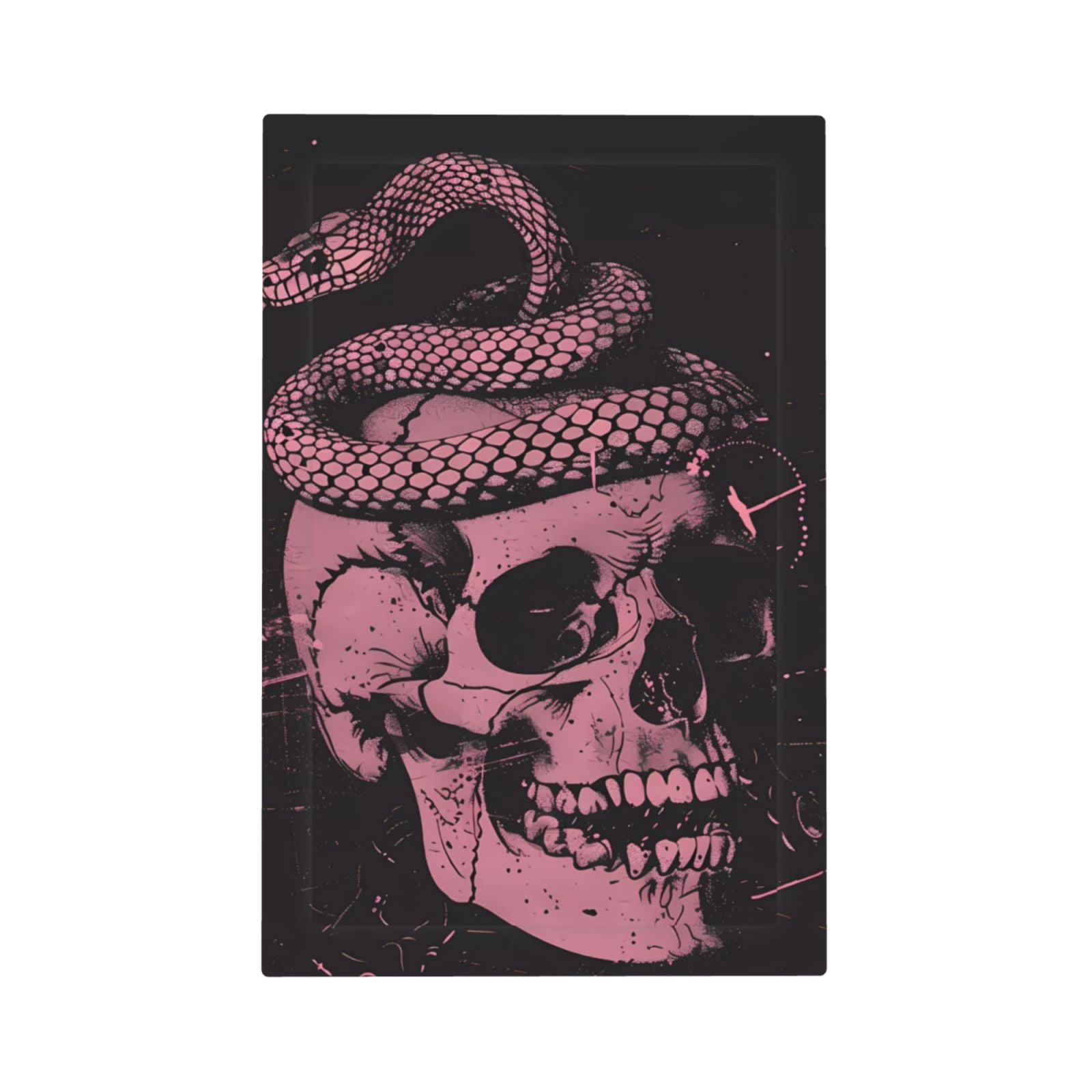 Junzan Skull and Snake Art for Electrical Outlet Covers, 5" x 3 ...