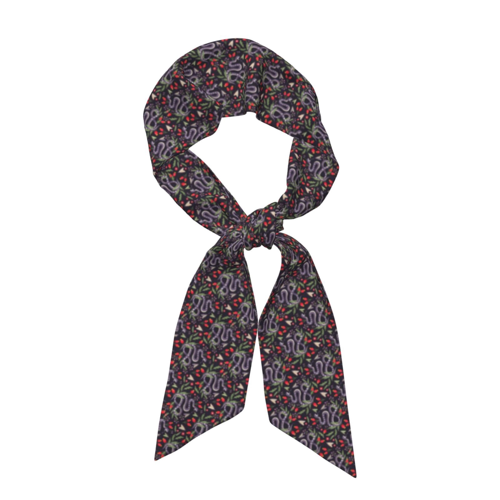 Junzan Snakes And Snake Fruit Print Scarves for Women,Wrap Scarf Head ...