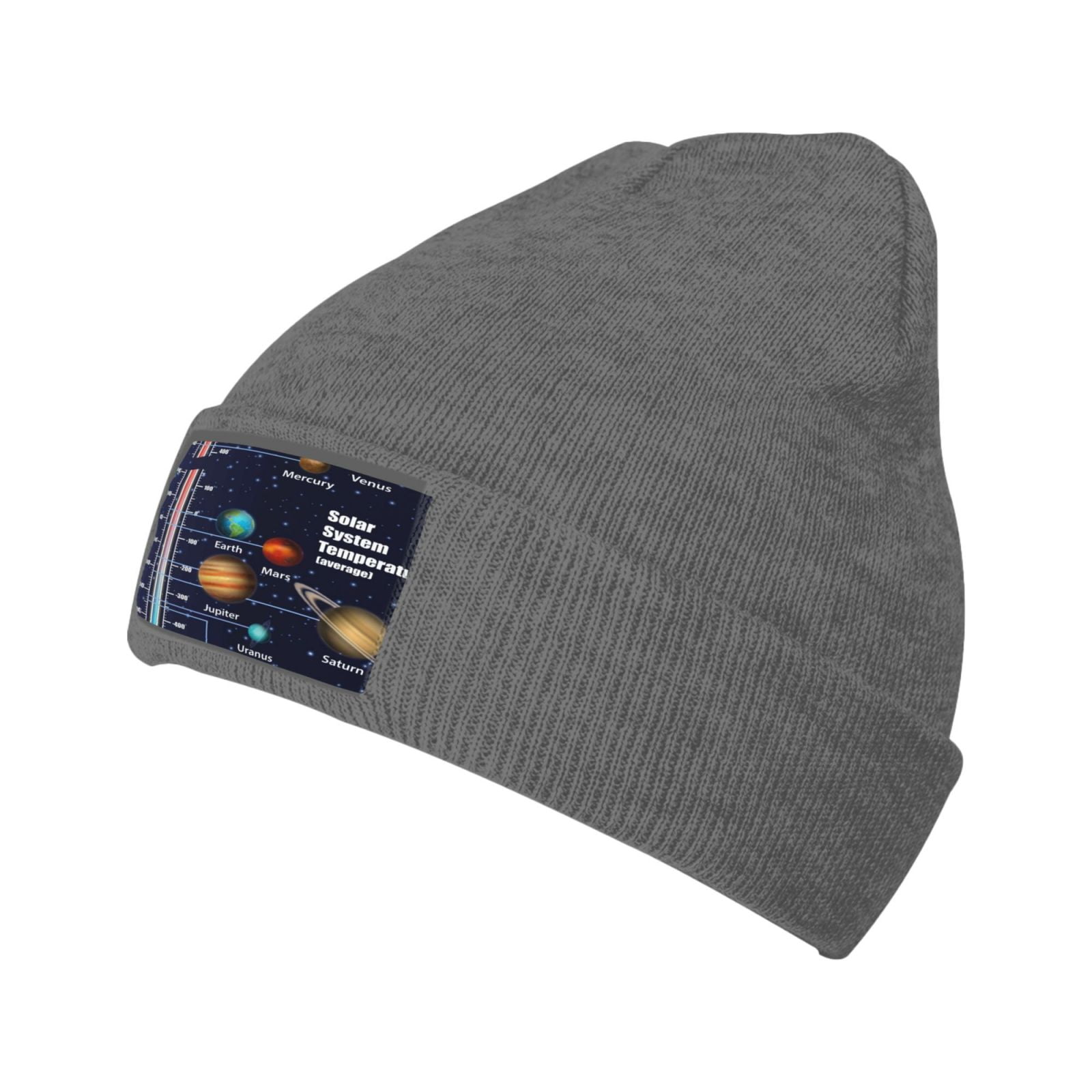 Junzan Solar System Mens Winter Hats Thick Knit Cuff Beanie Cap Beanie ...