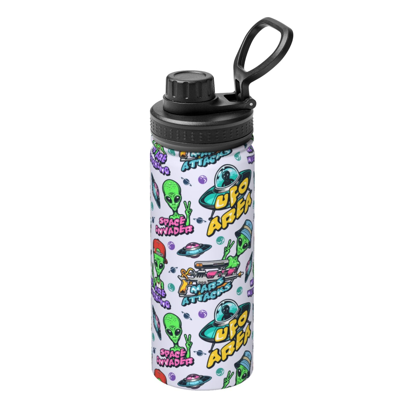 Junzan Space Monster Pattern 18OZ Stainless Steel Sports Water Cup ...