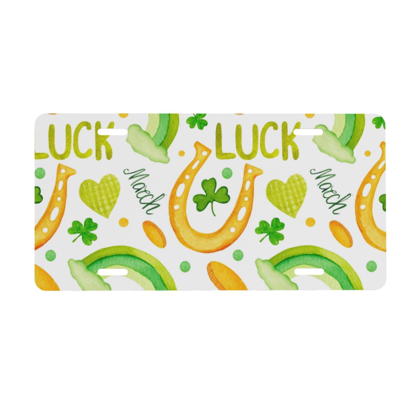 Junzan St Patrick'S Day1 Front License Plate Covers Decorative Car ...