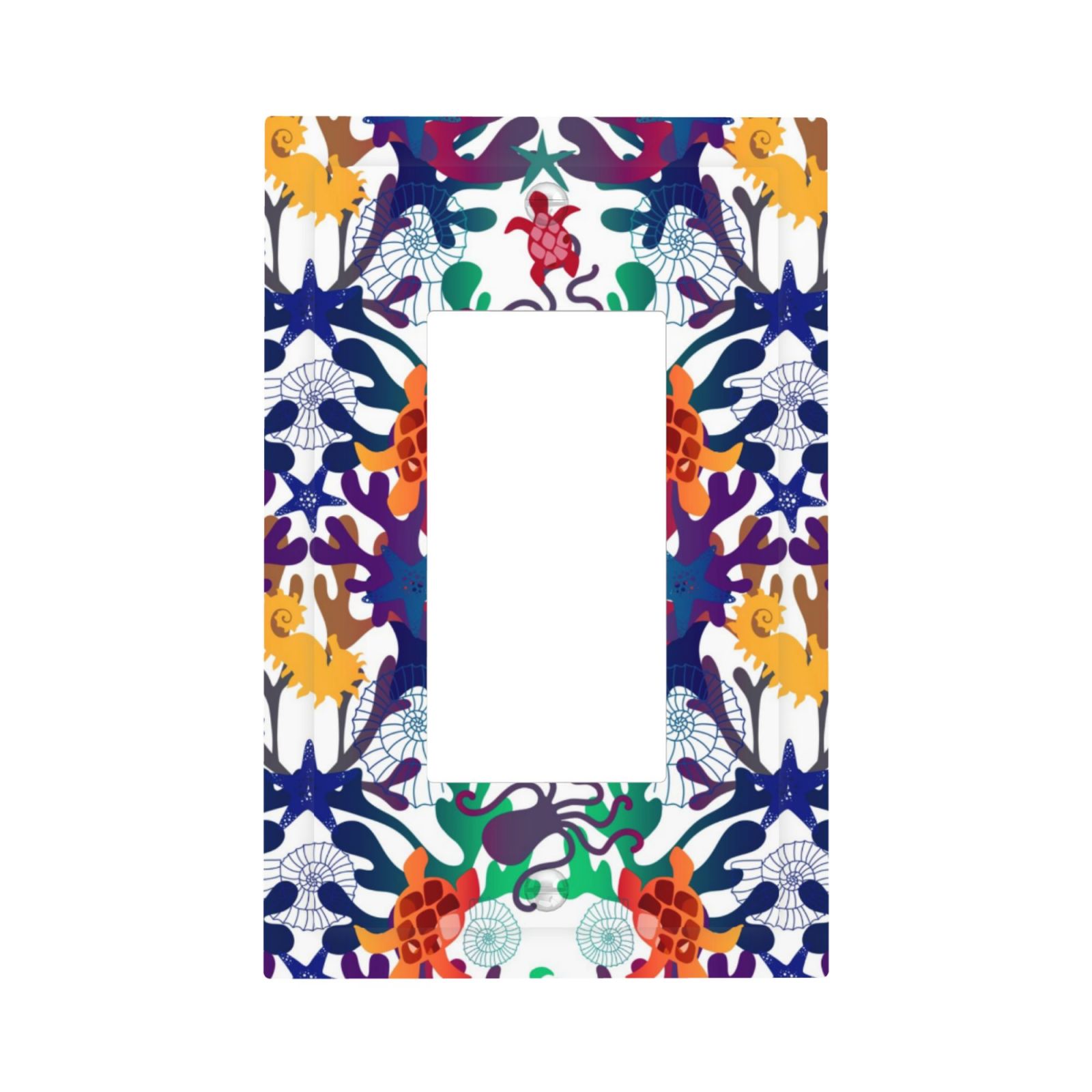 Junzan Starfish And Turtle for Electrical Outlet Covers, 5" x 3 ...