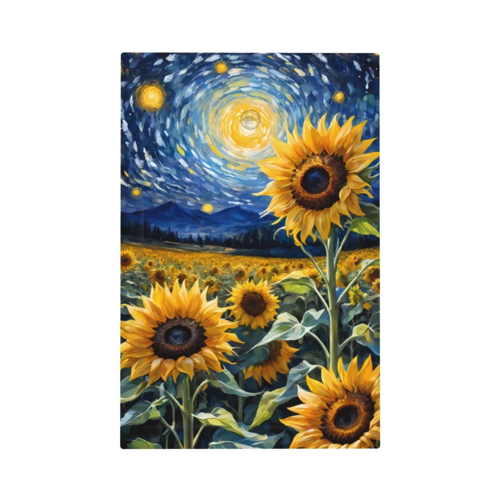 Junzan Starry Sky Sunflower for Electrical Outlet Covers, 5" x 3 ...