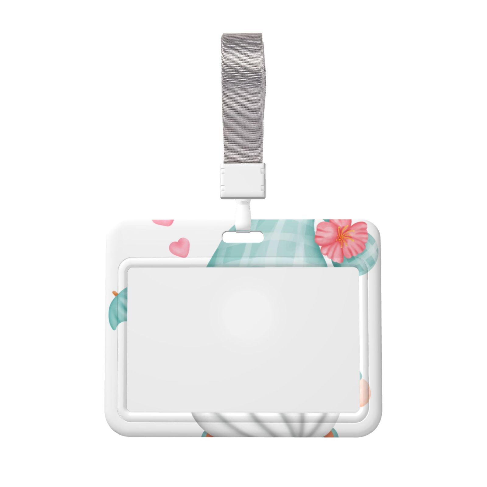 Junzan Summer Gnome,Cute Gnome ID Badge Holder with Windows Key Card ...