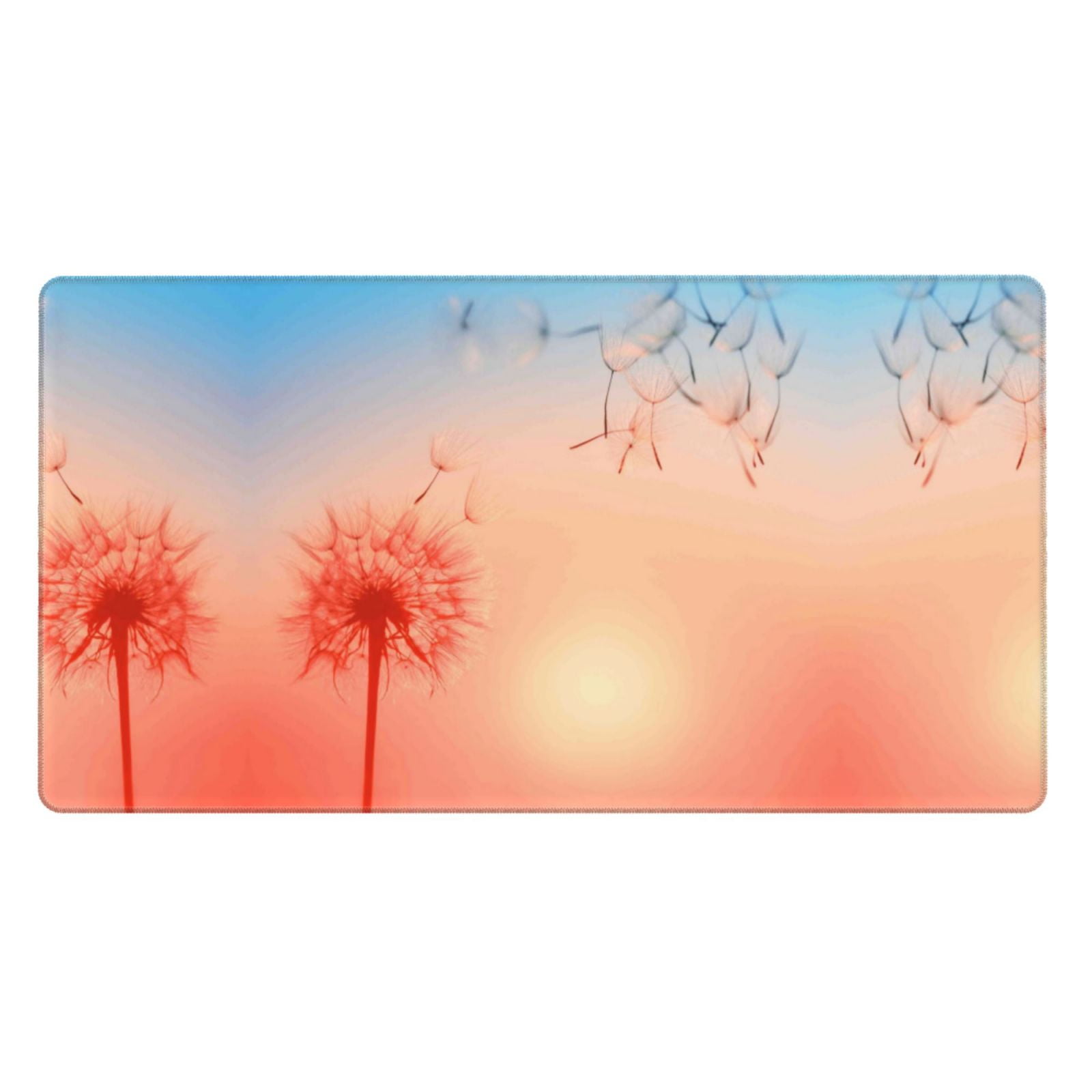 Junzan The Sunset Of Dandelion Extra Large Mouse Pad For Boys Girl Men ...
