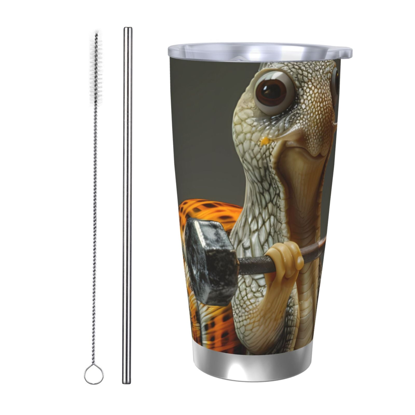 Junzan Surreal Weightlifting Snail for 20oz Stainless Steel Insulated ...