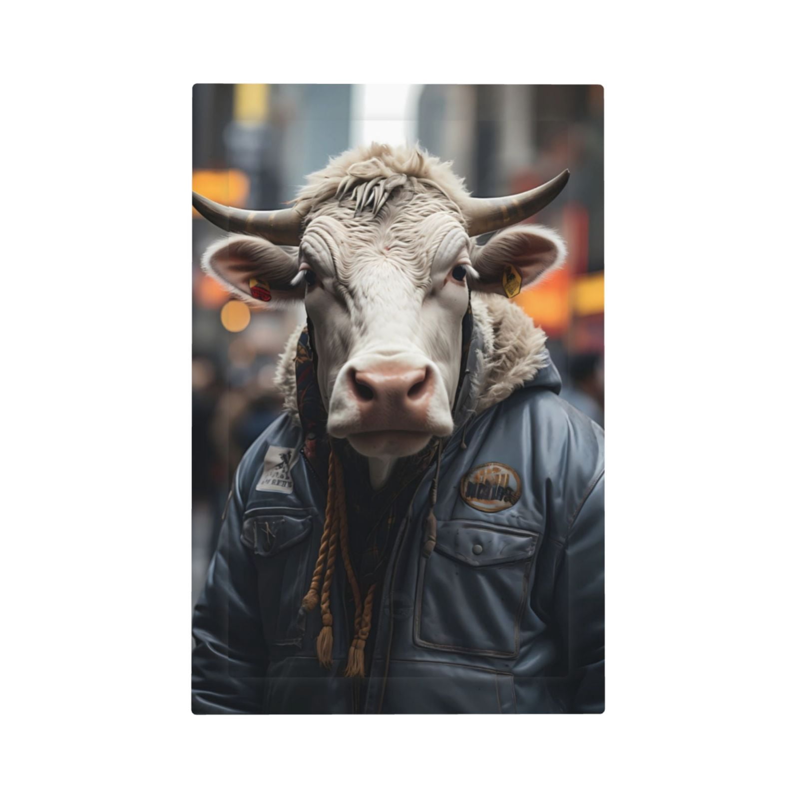 Junzan Surrealist Cow for Electrical Outlet Covers, 5" x 3" Electric ...