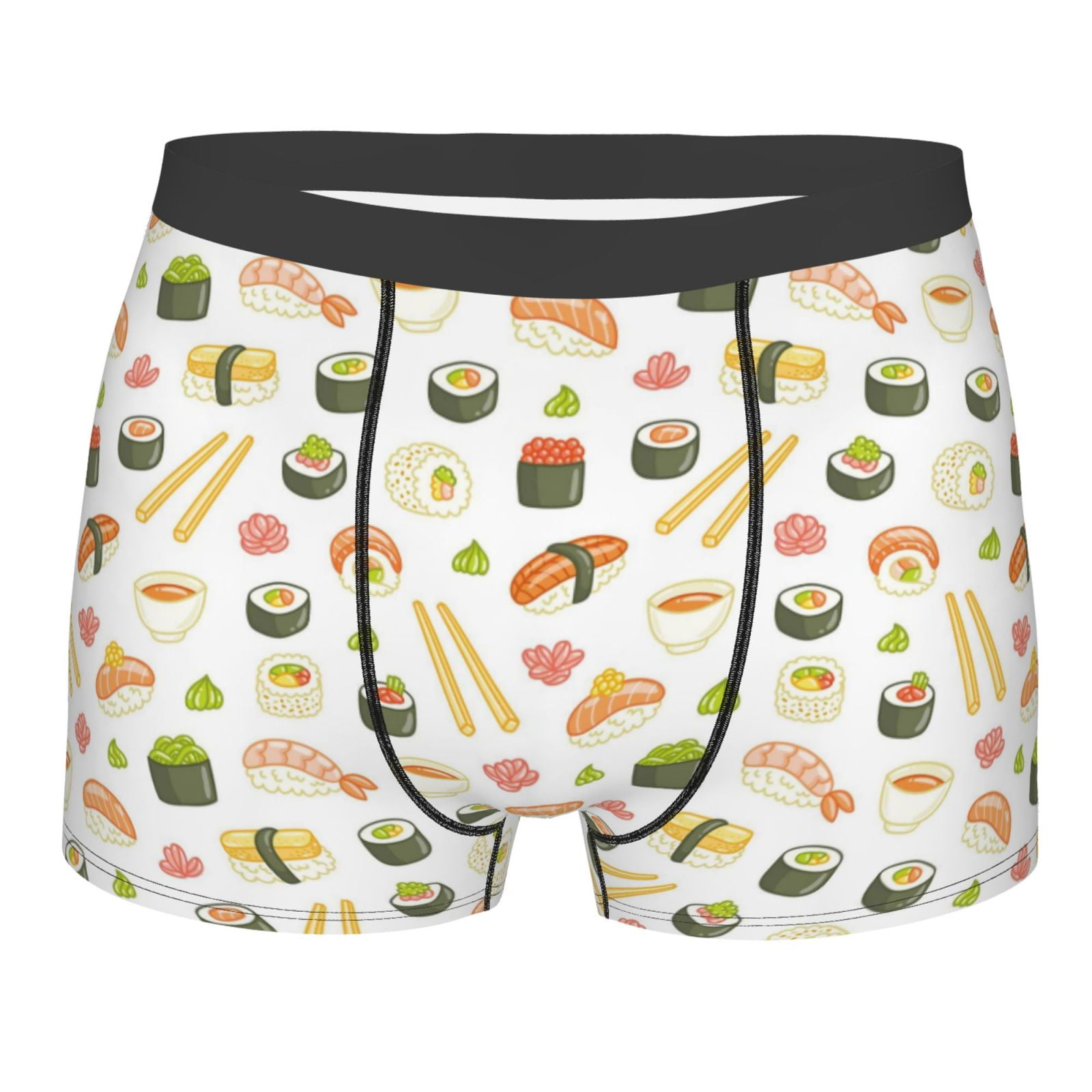 Junzan Sushi And Rolls Mens Underwear Boxer Briefs For Men’s - Large ...