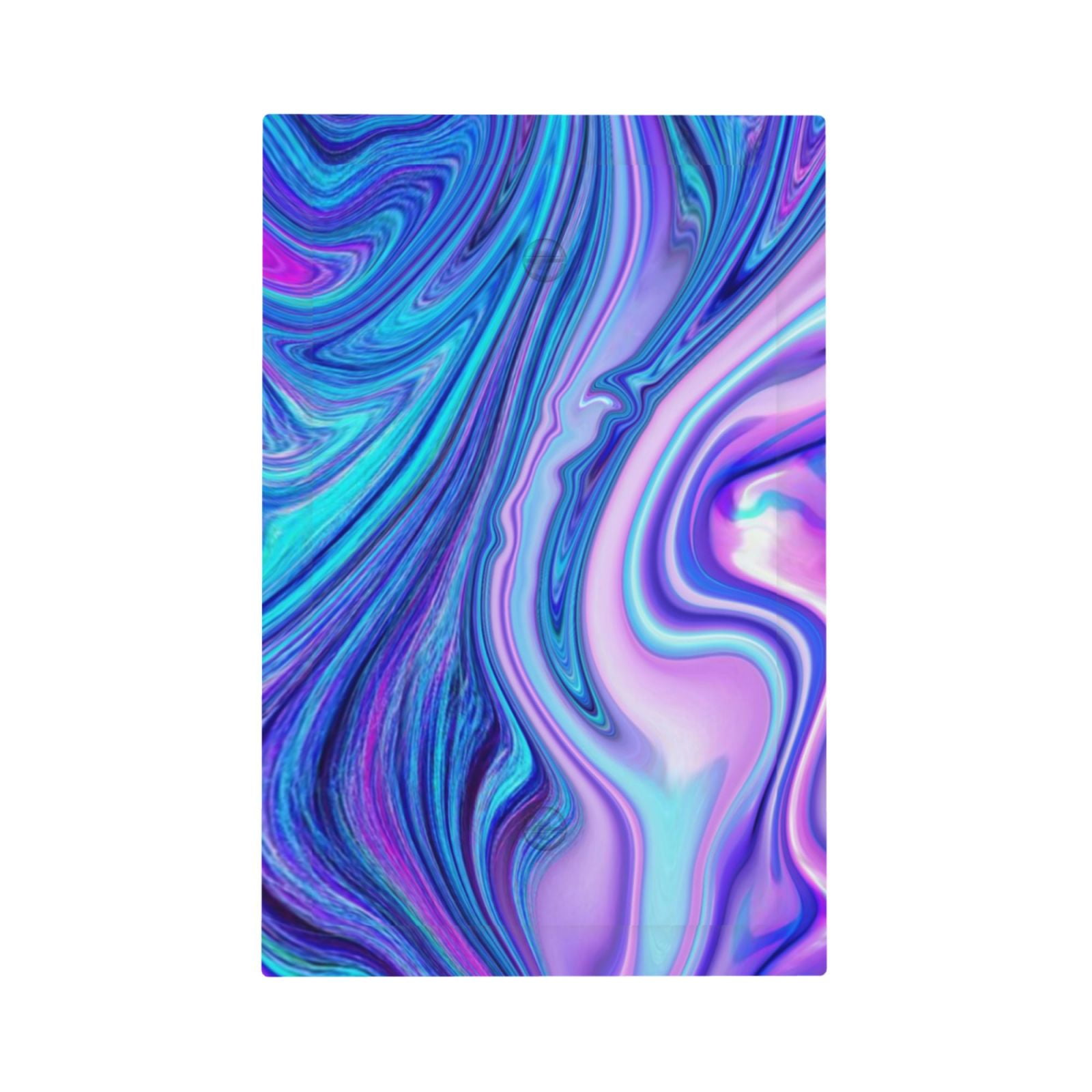 Junzan Swirl Blue And Purple for Electrical Outlet Covers, 5" x 3 ...