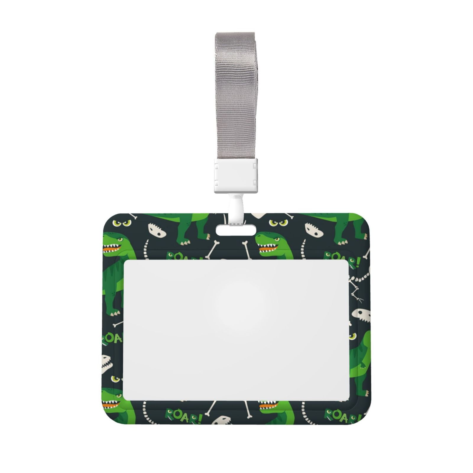 Junzan T Rex And Dinosaur Bone Id Badge Holder With Windows Key Card ...