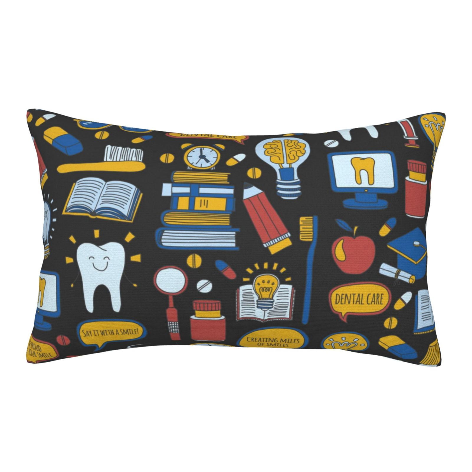 Junzan Teeth Pillow Cases Standard Size, with Envelope Closure Bed ...