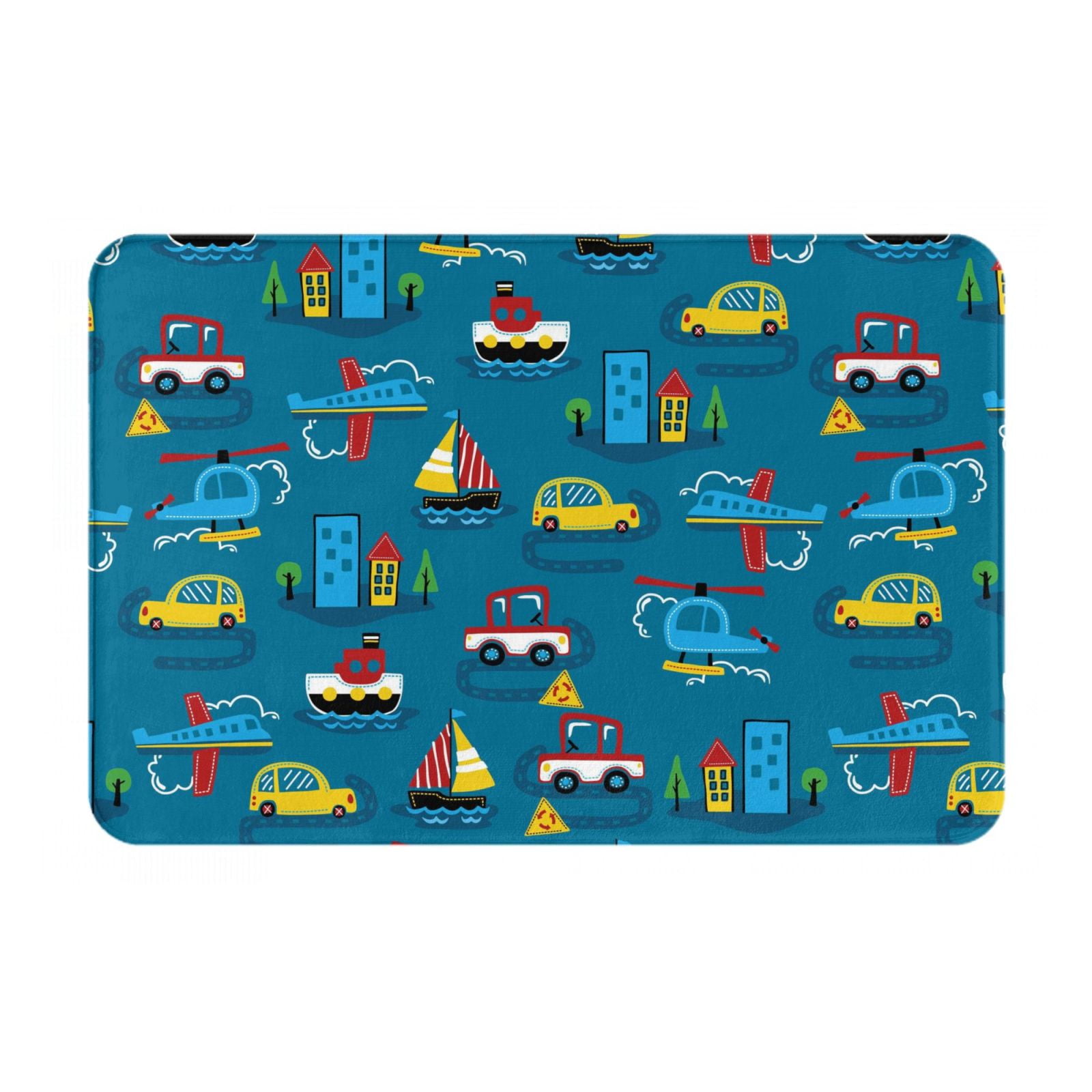 Junzan Transportations With Buildings,Cartoon Transportations Custom ...