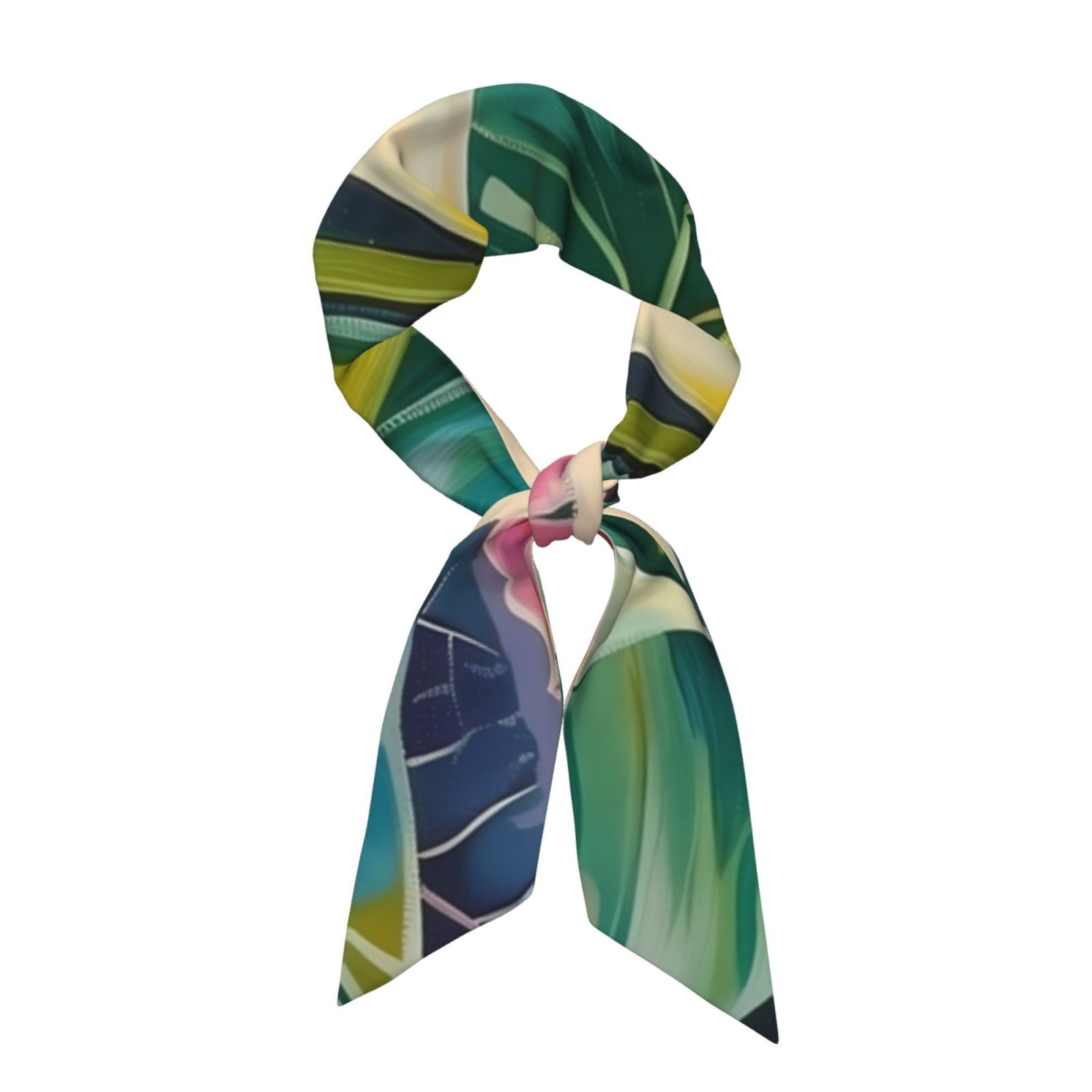 Junzan Tropical Floral Jungle Print Scarves for Women,Wrap Scarf Head ...
