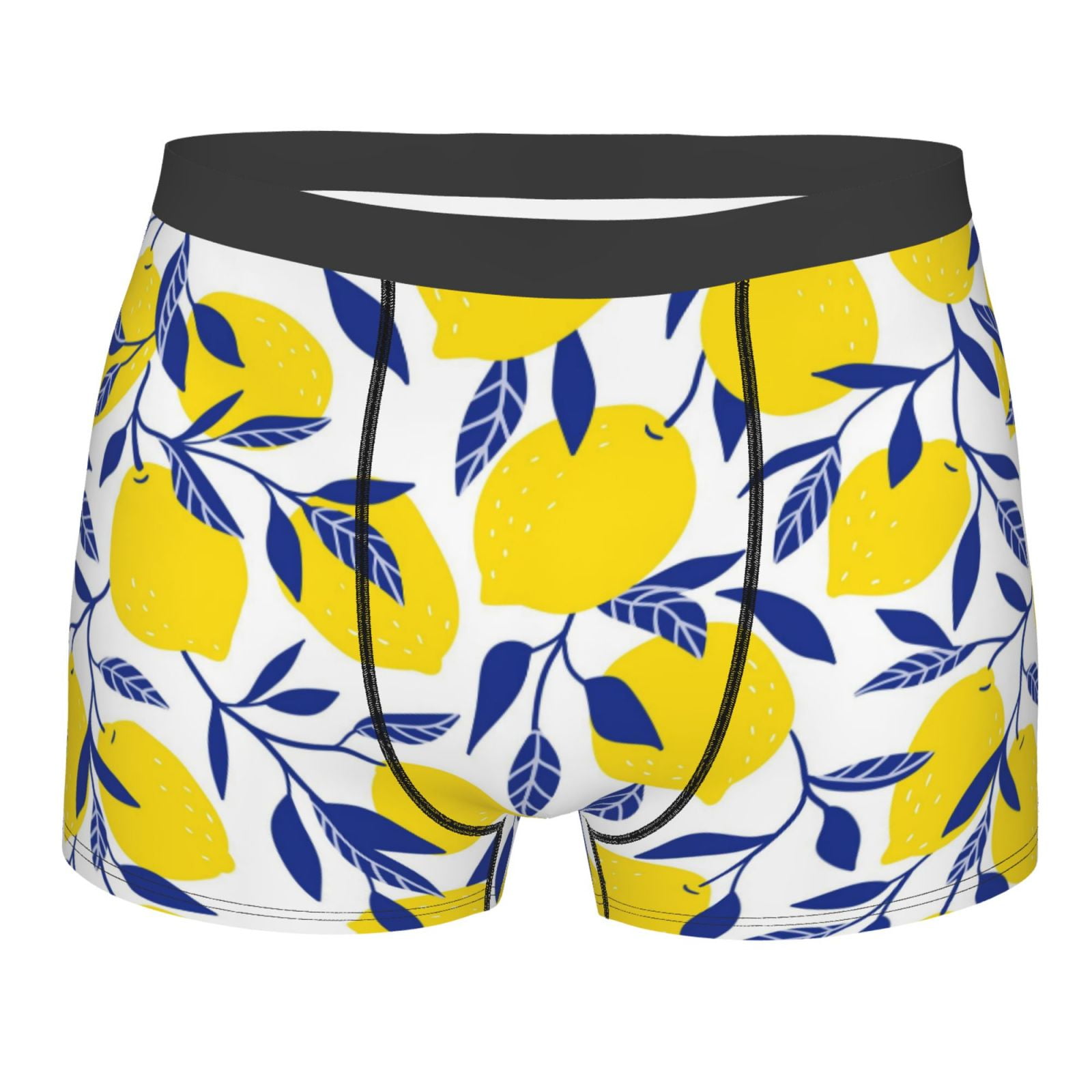 Junzan Tropical Lemon Mens Underwear Boxer Briefs For Men’s - Large ...