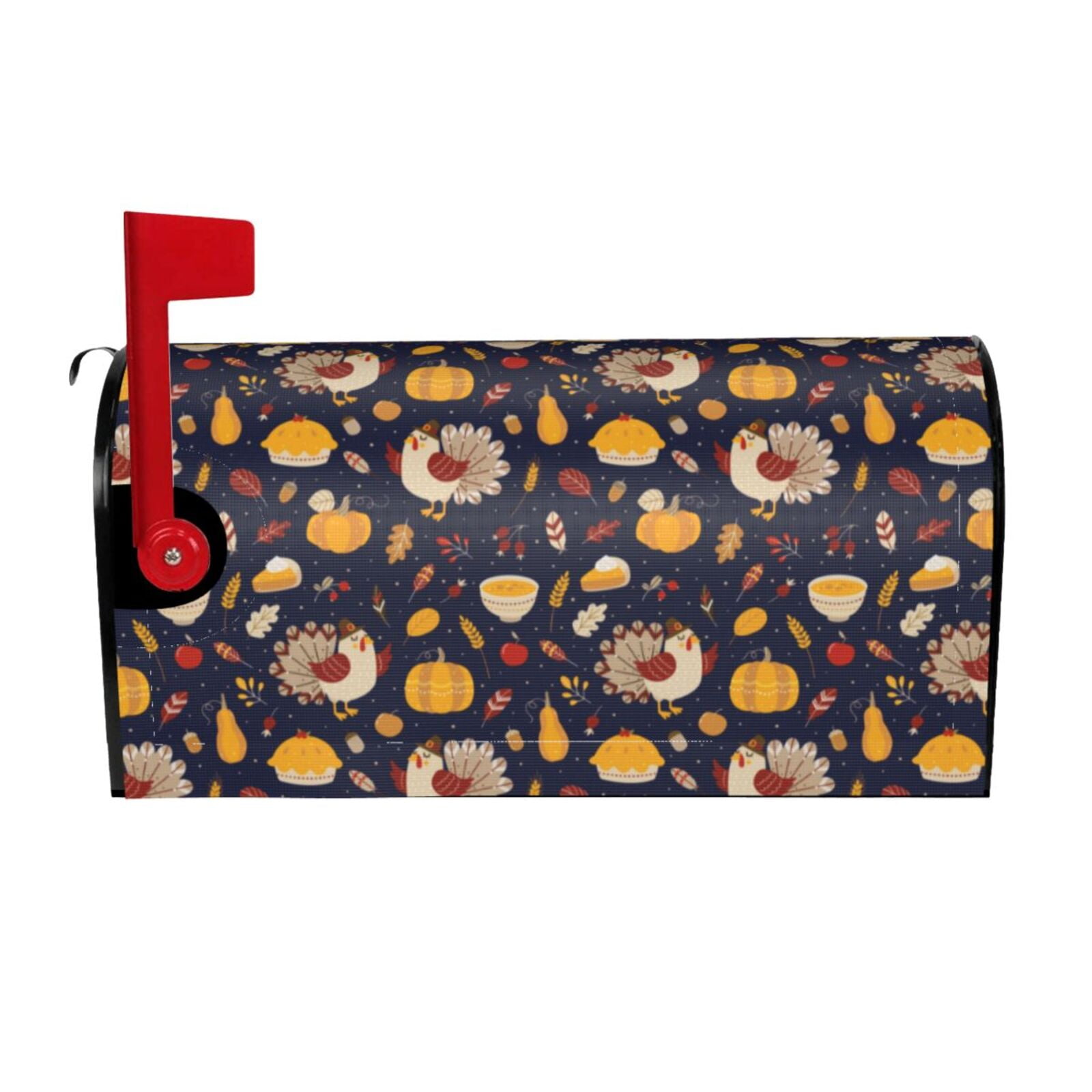 Junzan Turkey And Autumn Pattern Mailbox Covers,Magnetic Mailbox ...