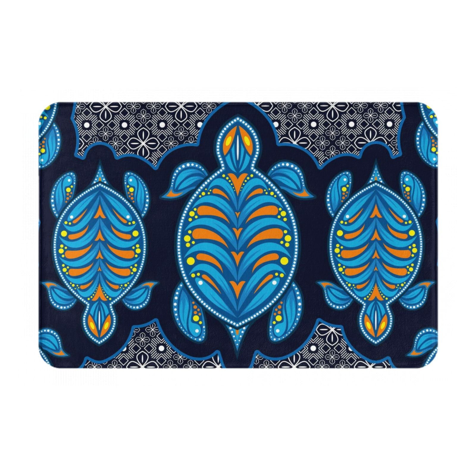 Junzan Turtle Custom Funny Welcome Doormat Personalized Door Mats ...