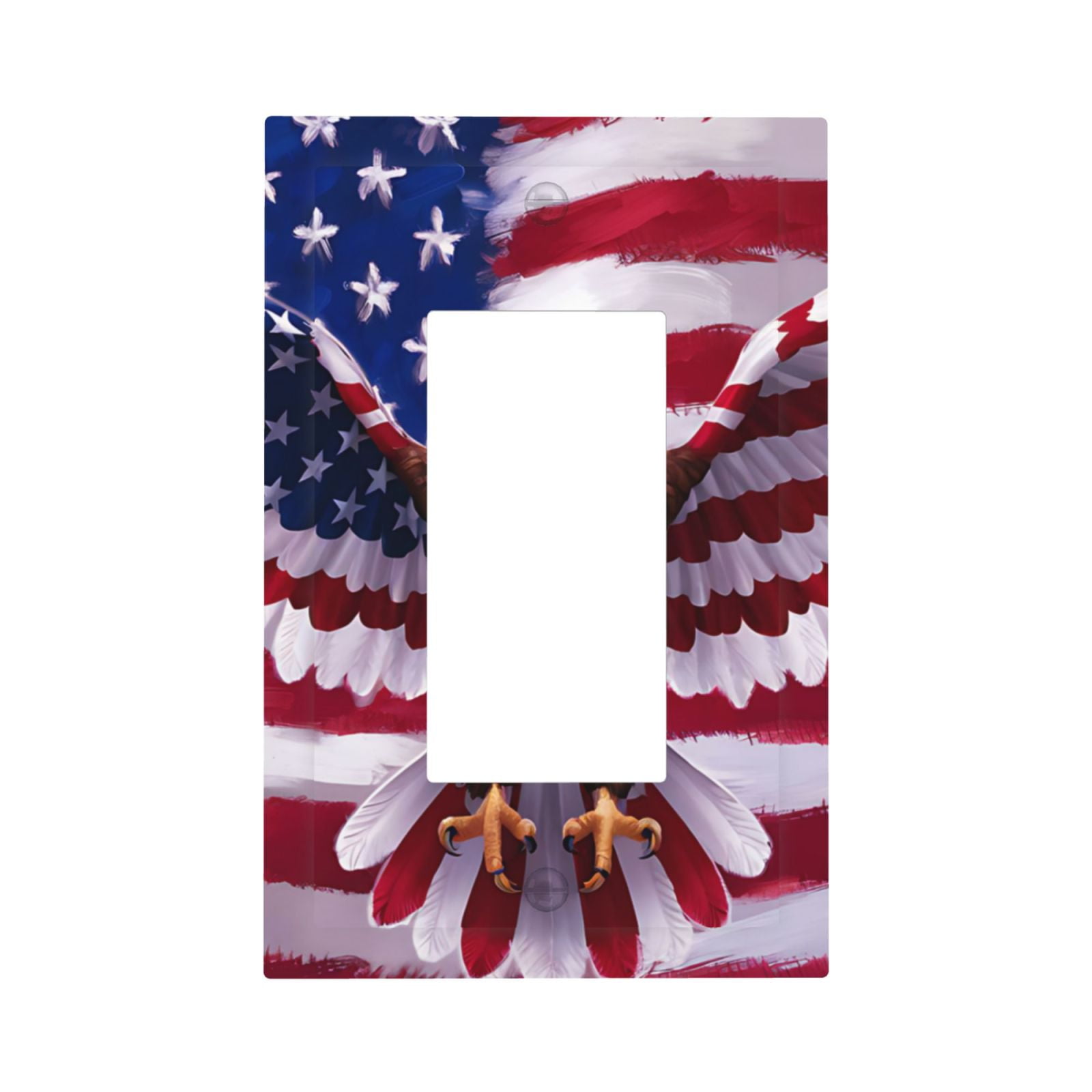 Junzan USA Eagle with Spread Wings for Electrical Outlet Covers, 5" x 3 ...