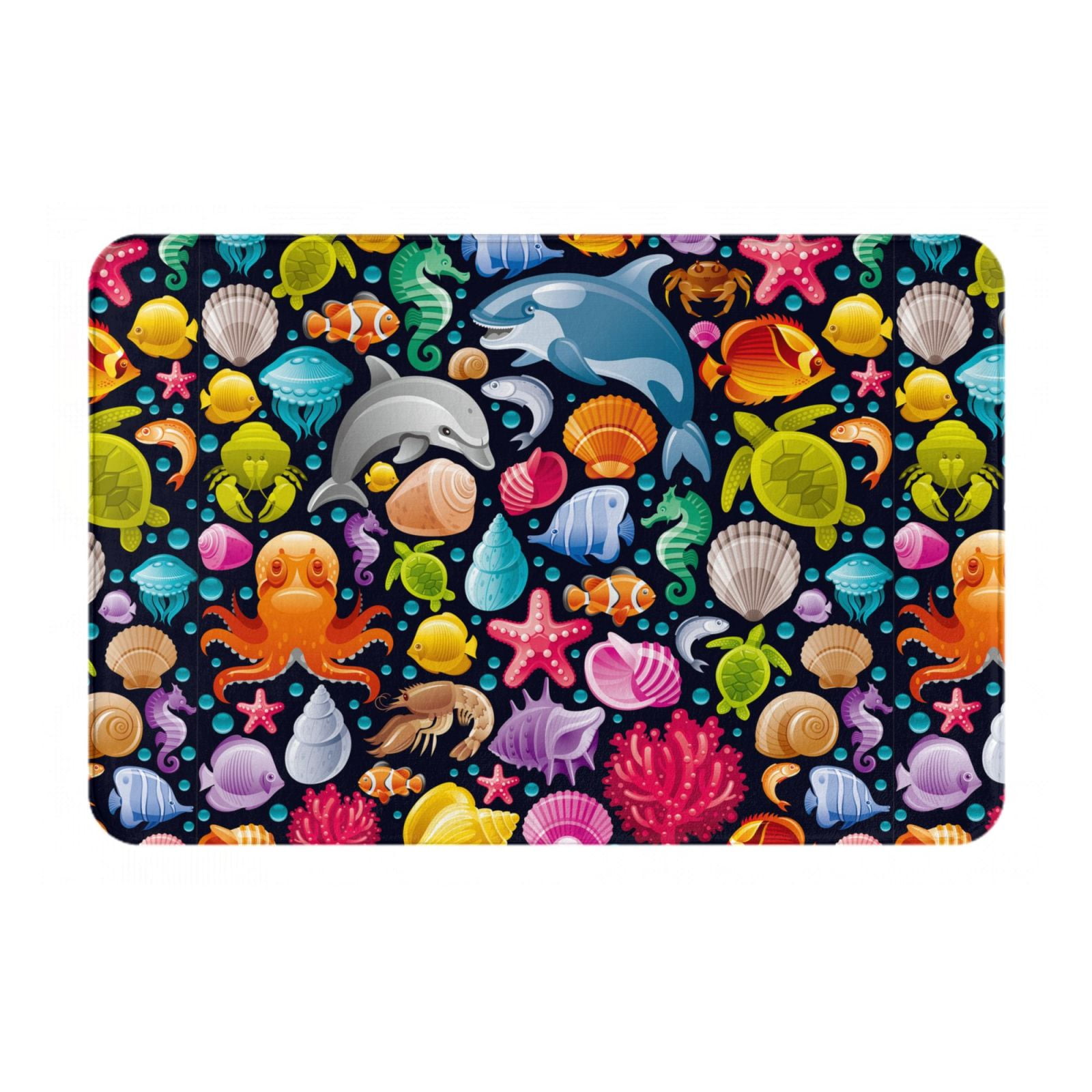 Junzan Underwater Diving Animals Custom Funny Welcome Doormat ...