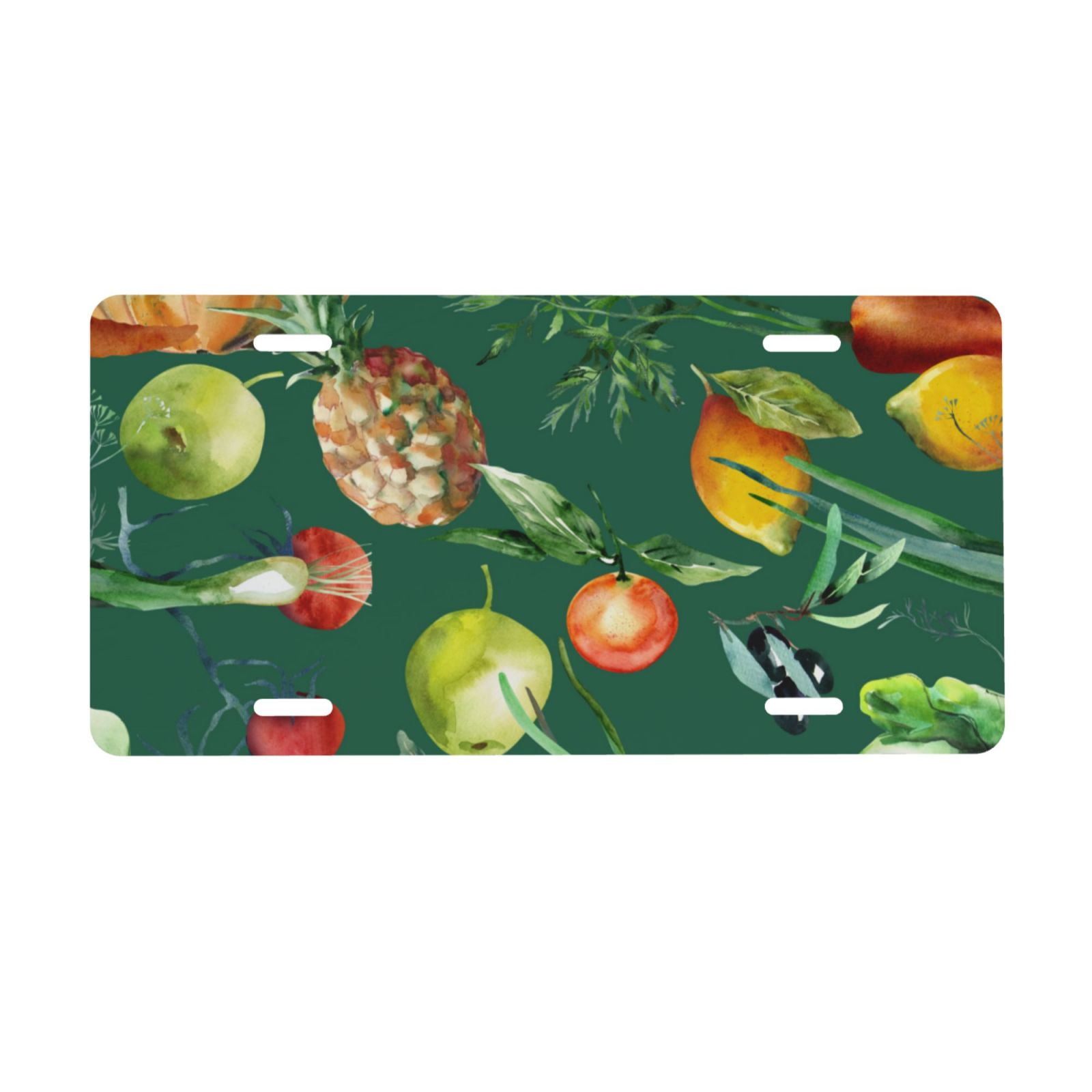 Junzan Vegan Front License Plate Covers Decorative Car Metal Plates ...