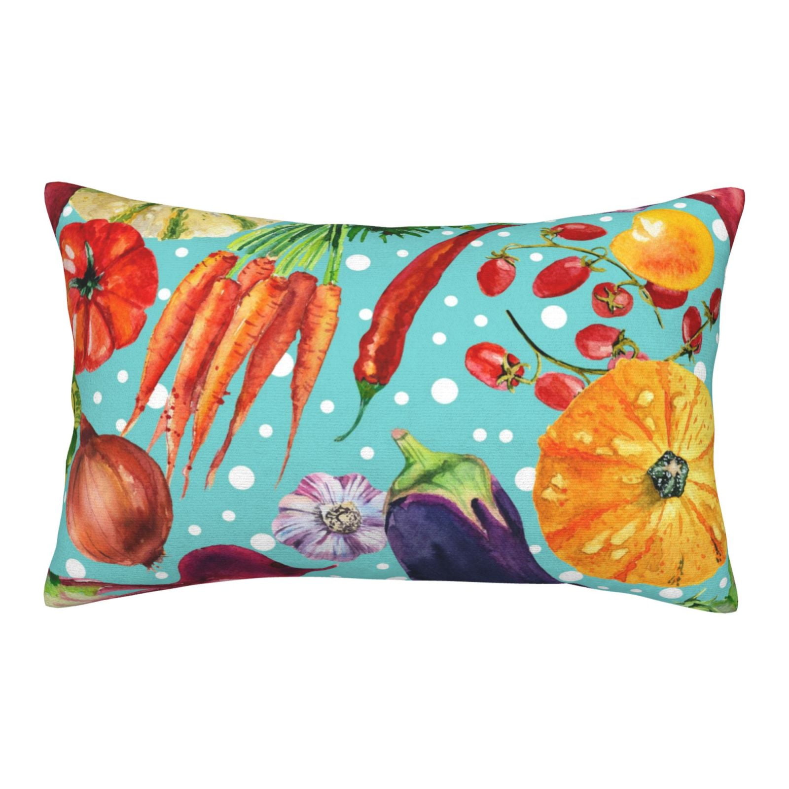 Junzan Vegetable Pillow Cases Standard Size, With Envelope Closure Bed ...