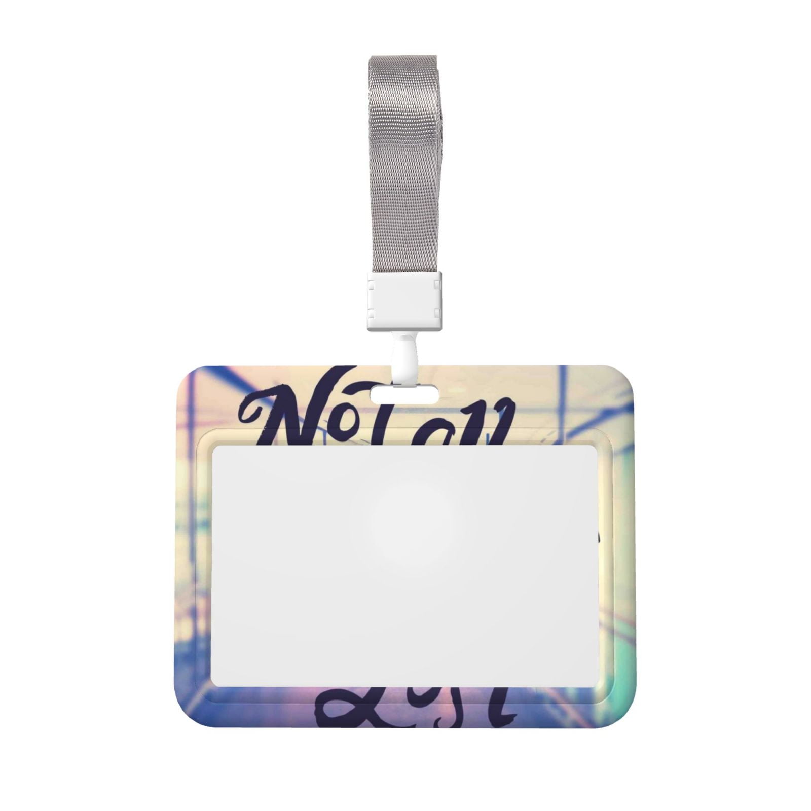 Junzan Not All Those Who Wander Are Lost Id Badge Holder With Windows ...