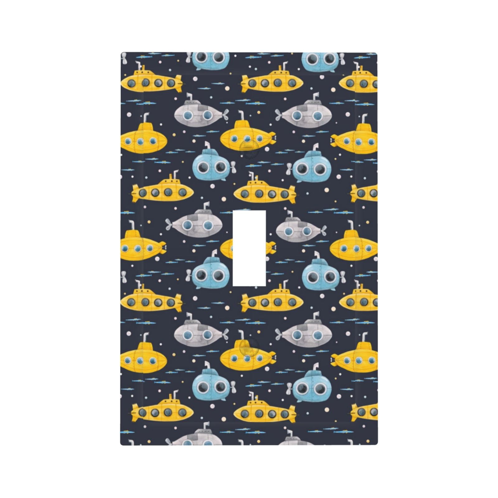Junzan Watercolor Bathyscaphe for Electrical Outlet Covers, 5" x 3 ...
