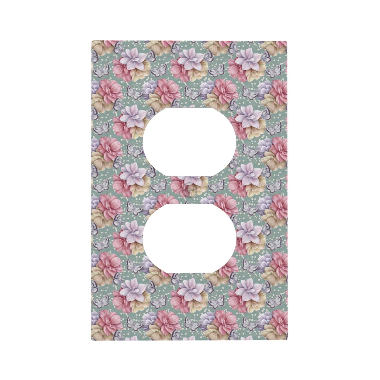 Junzan Watercolor Butterflies for Electrical Outlet Covers, 5" x 3 ...
