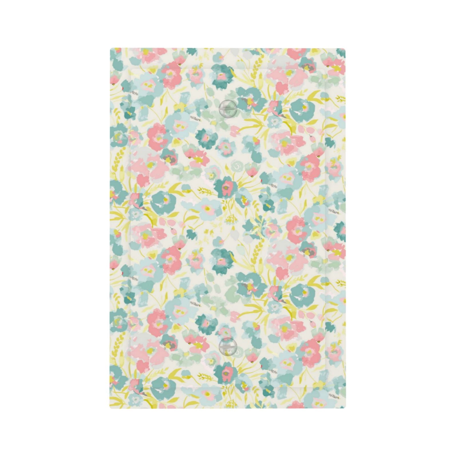 Junzan Watercolor Wildflowers for Electrical Outlet Covers, 5" x 3 ...