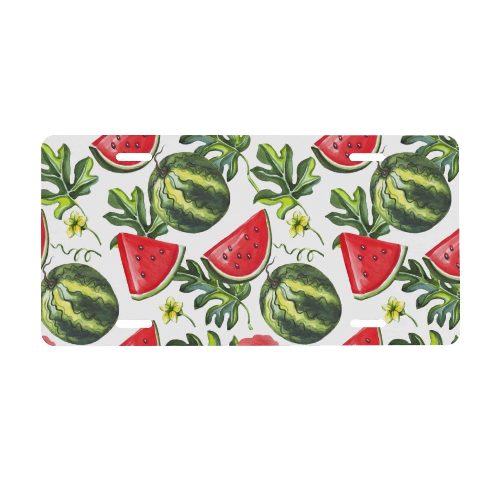 Junzan Watermelons Front License Plate Covers Decorative Car Metal ...