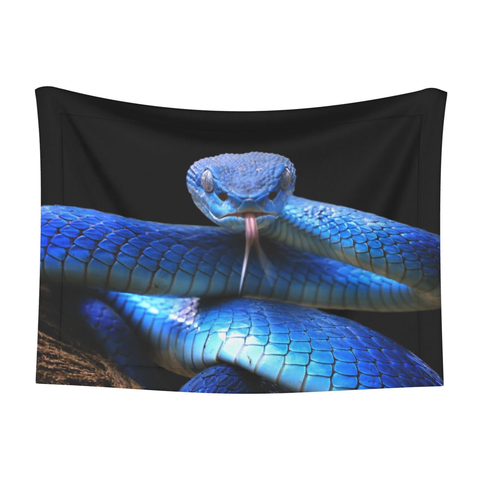Junzan Waterproof Pet Blanket Dog Blankets,Blue Viper Snake Pattern ...