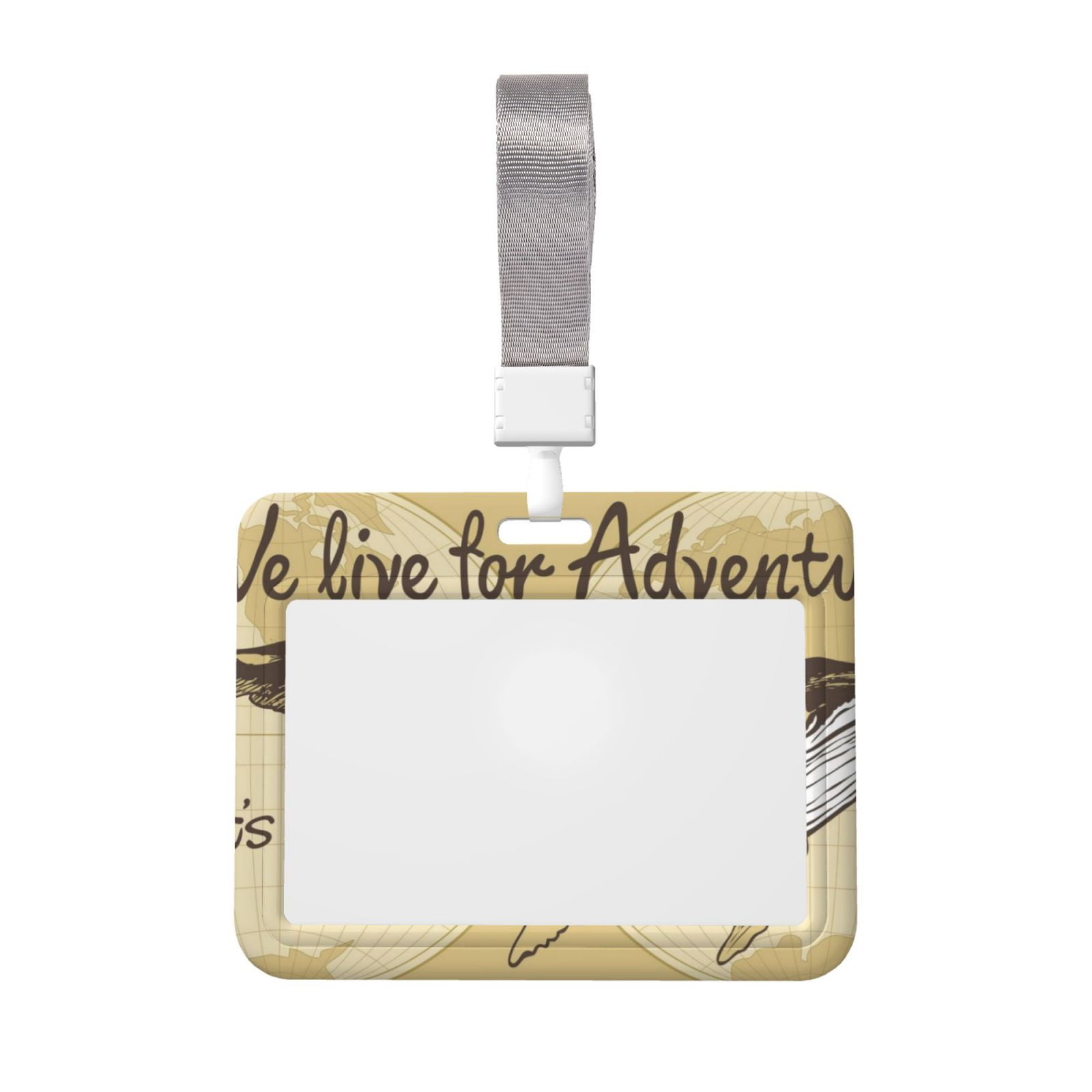 Junzan We Live For Adventure Id Badge Holder With Windows Key Card Work ...