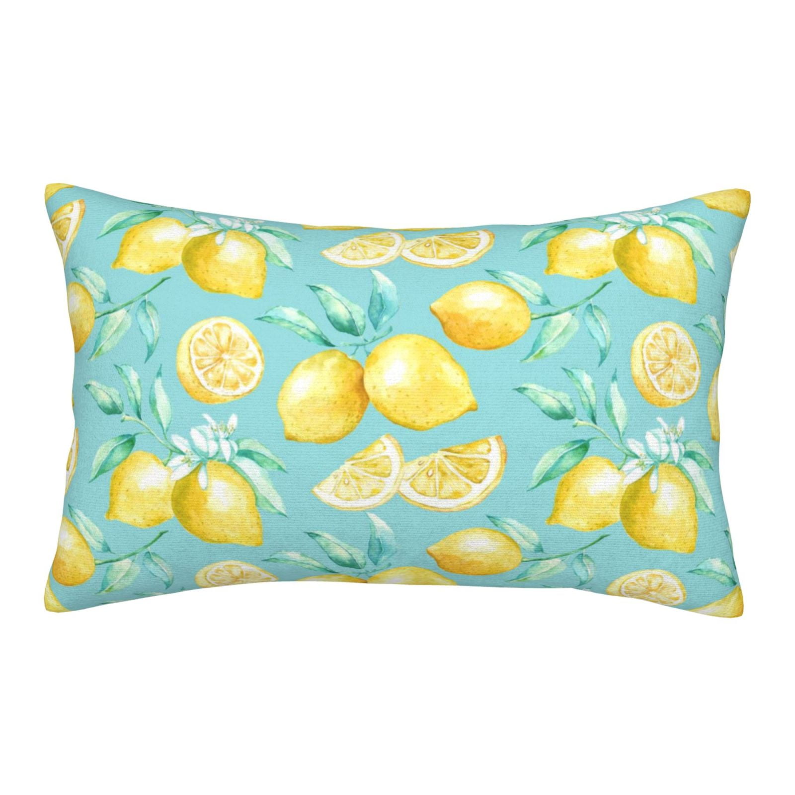 Junzan Yellow Lemon Pillow Cases Standard Size, with Envelope Closure ...