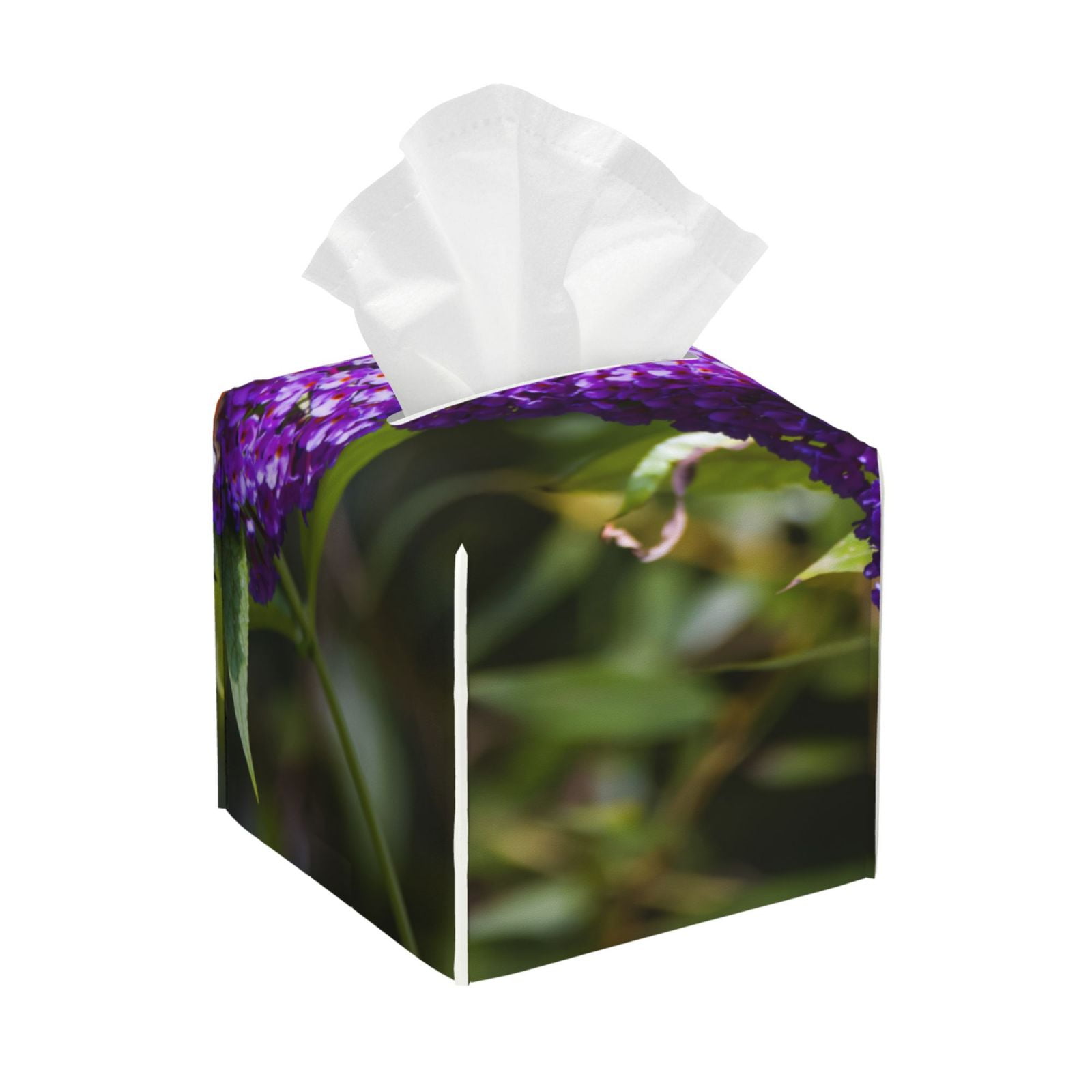 Junzan butterfly bush flower for Tissue Box Cover Holder, Square Facial ...