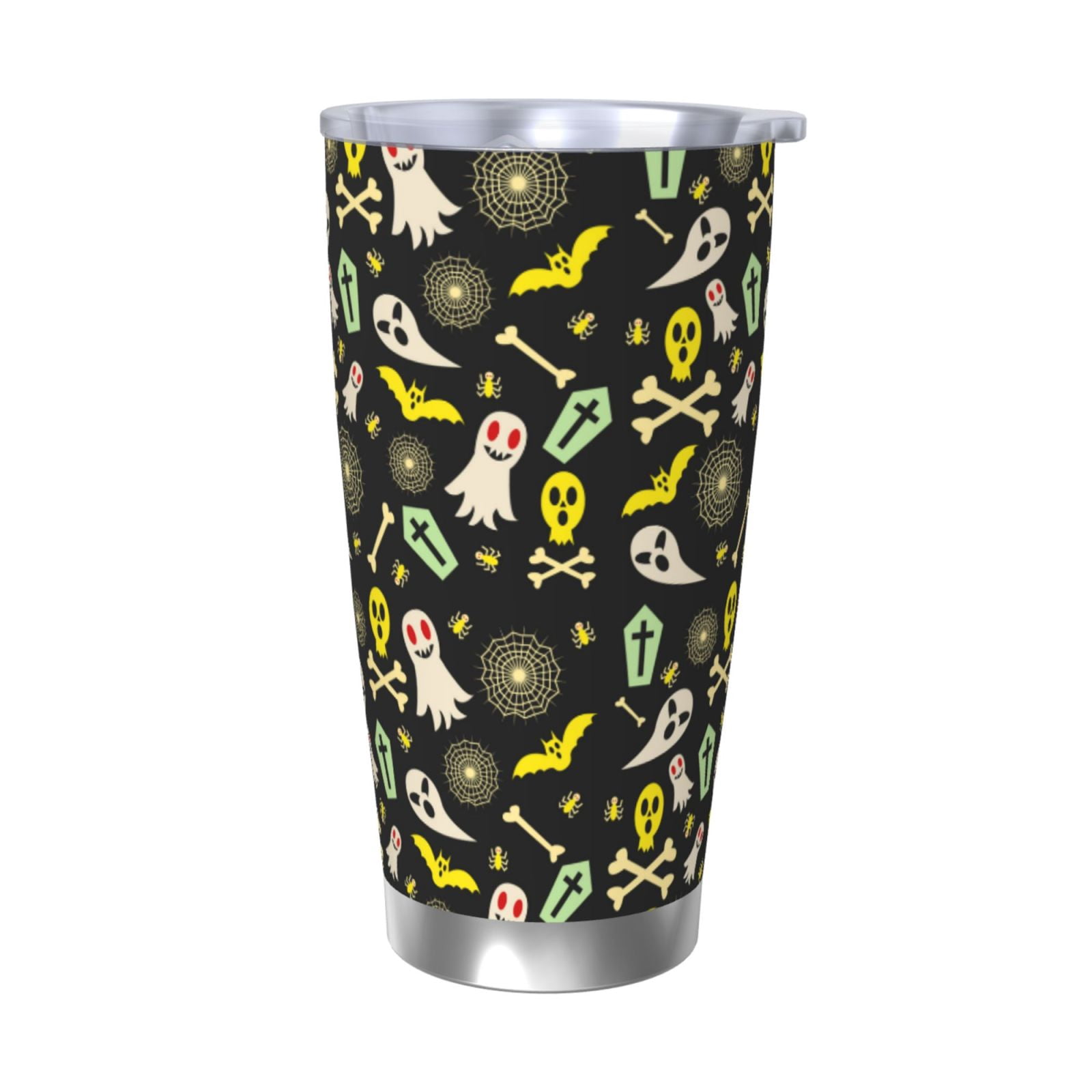 Junzan cartoon Skull spider web for 20oz Stainless Steel Insulated Car ...