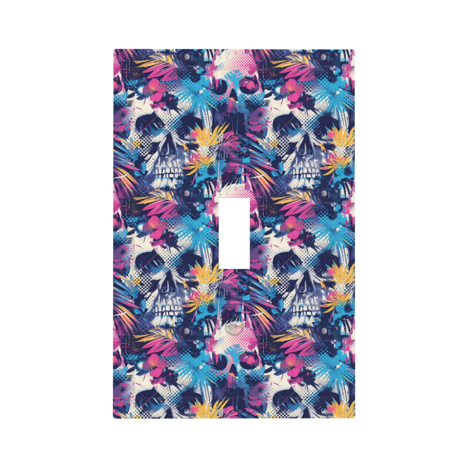 Junzan cool Skull colorful for Electrical Outlet Covers, 5" x 3 ...