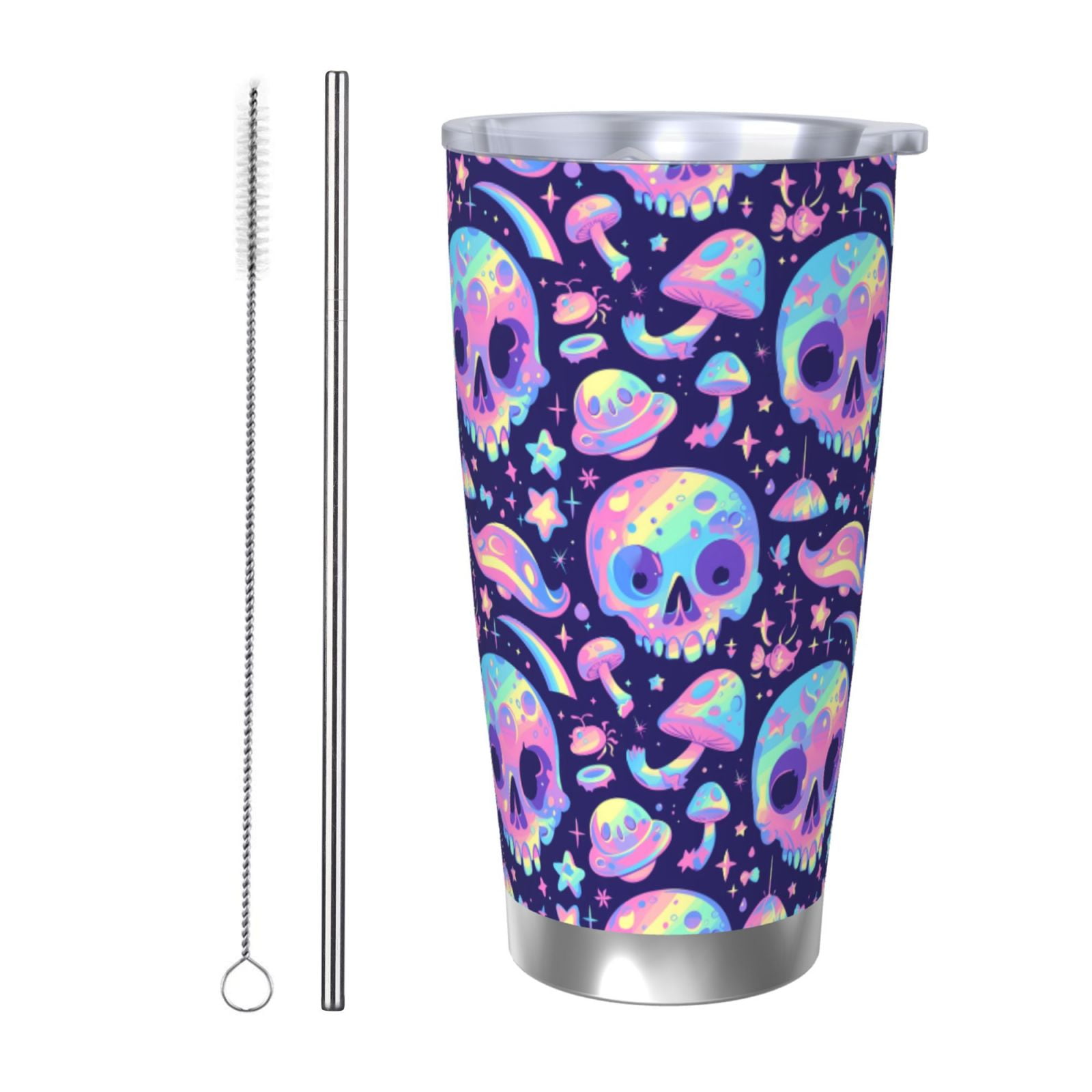 Junzan crystal Skull mushroom for 20oz Stainless Steel Insulated Car ...