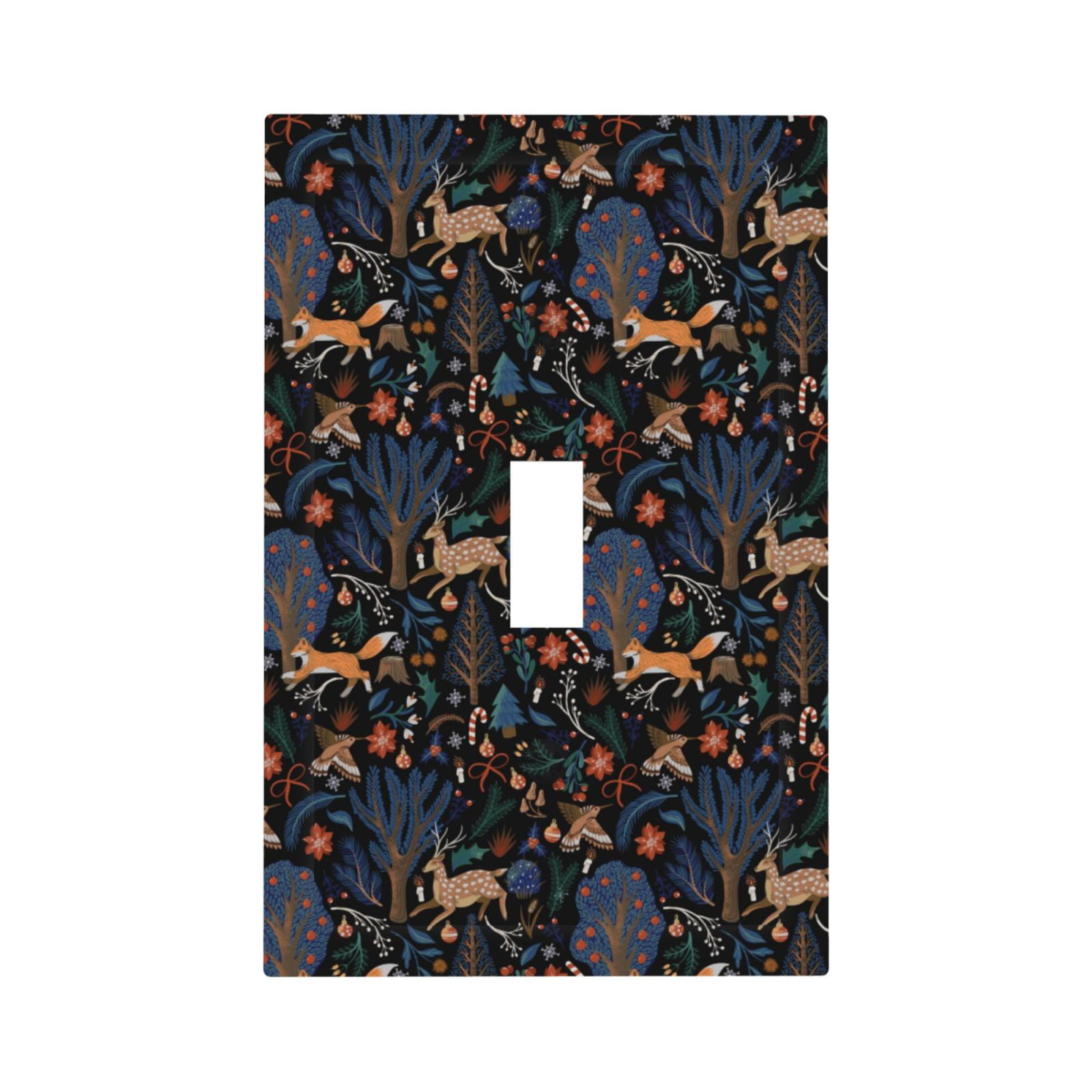 Junzan fall fox deer bird for Electrical Outlet Covers, 5" x 3 ...