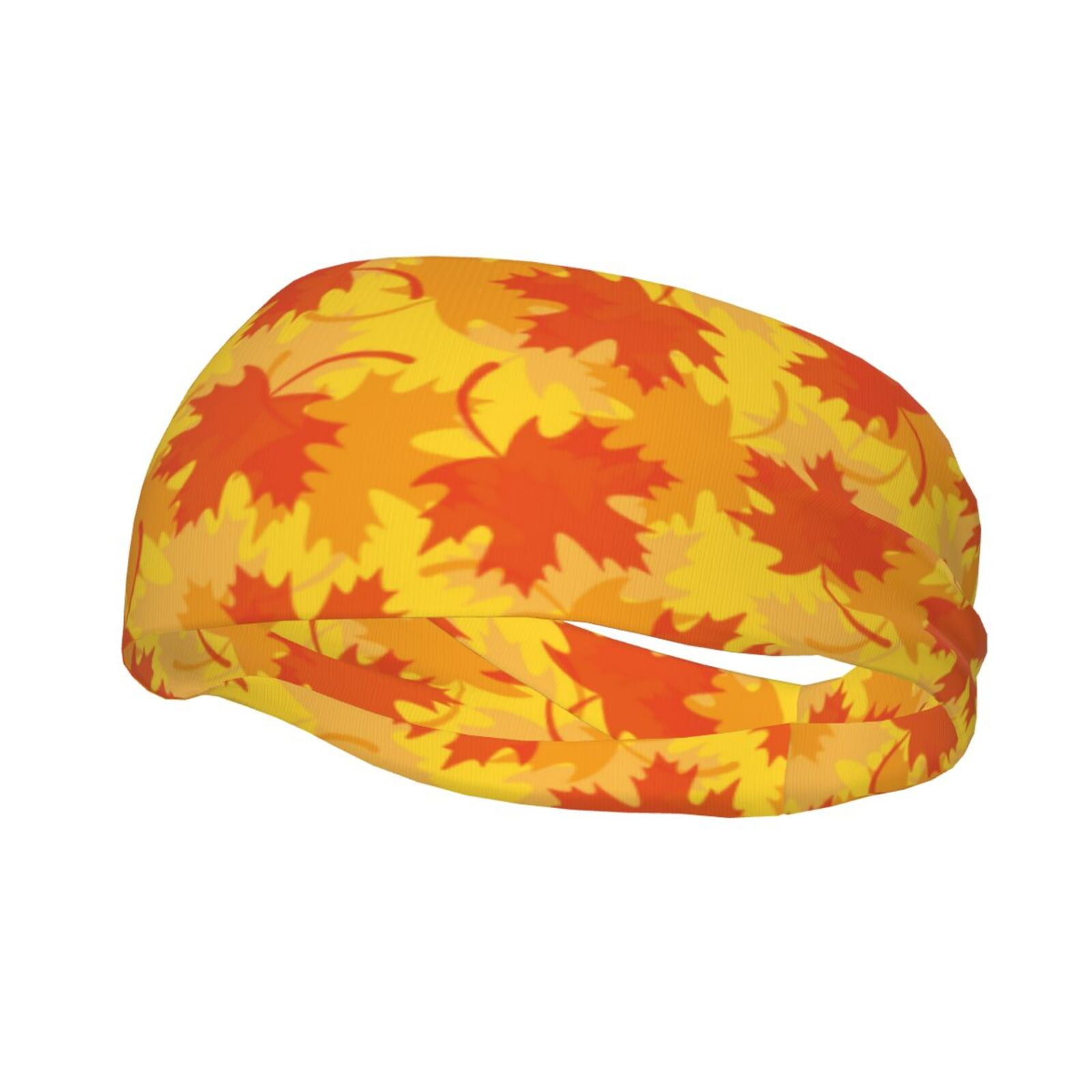 Junzan fall retro maple leaf for Sweatbands Sports Headband for Men ...