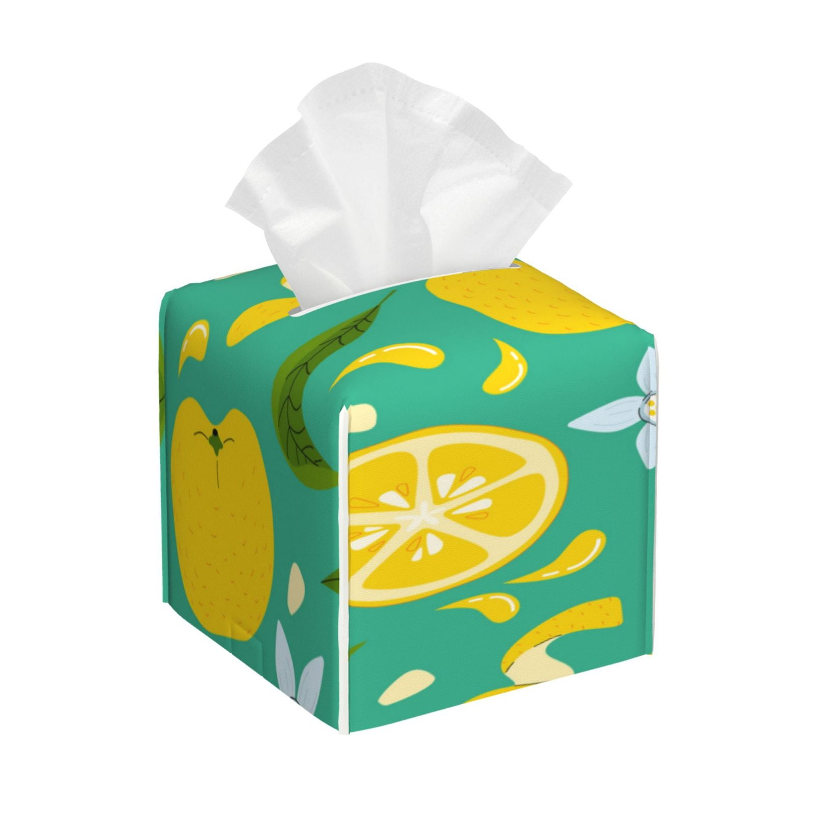 Junzan fruits for Tissue Box Cover Holder, Square Facial Tissue Case ...