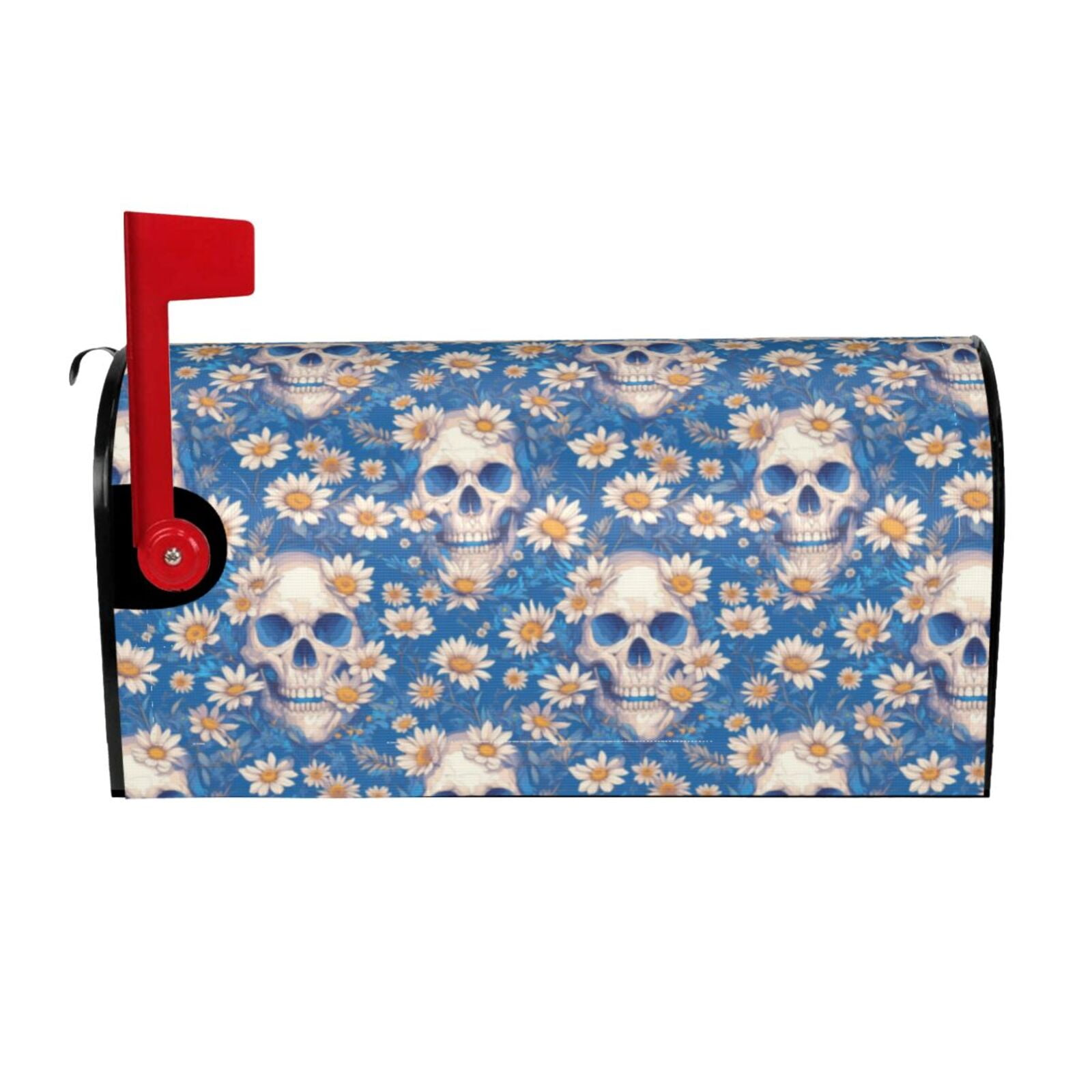 Junzan white Skull daisy in water Pattern Mailbox Covers,Magnetic ...