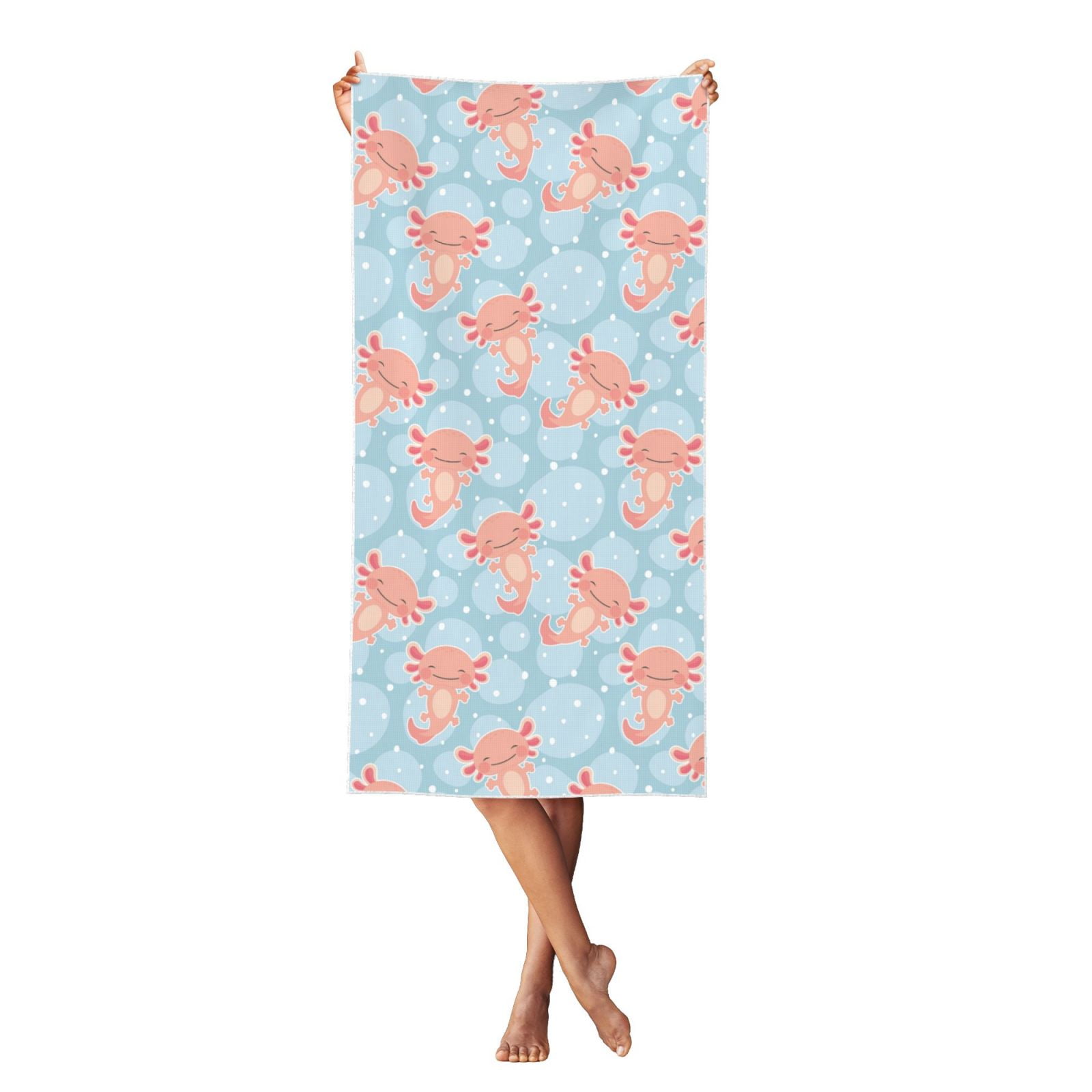 Juoritu Beach Towel 27.5 x 55 Inches - Axolotl - Walmart.com