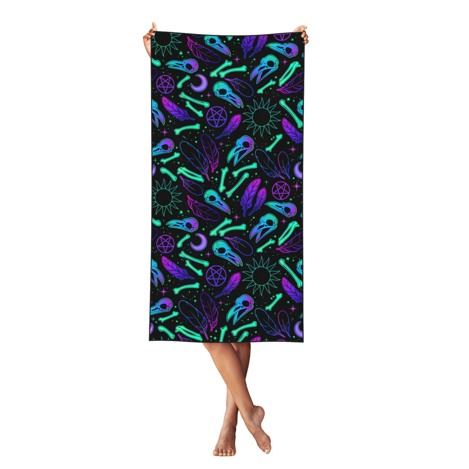 Goth Beach Towel