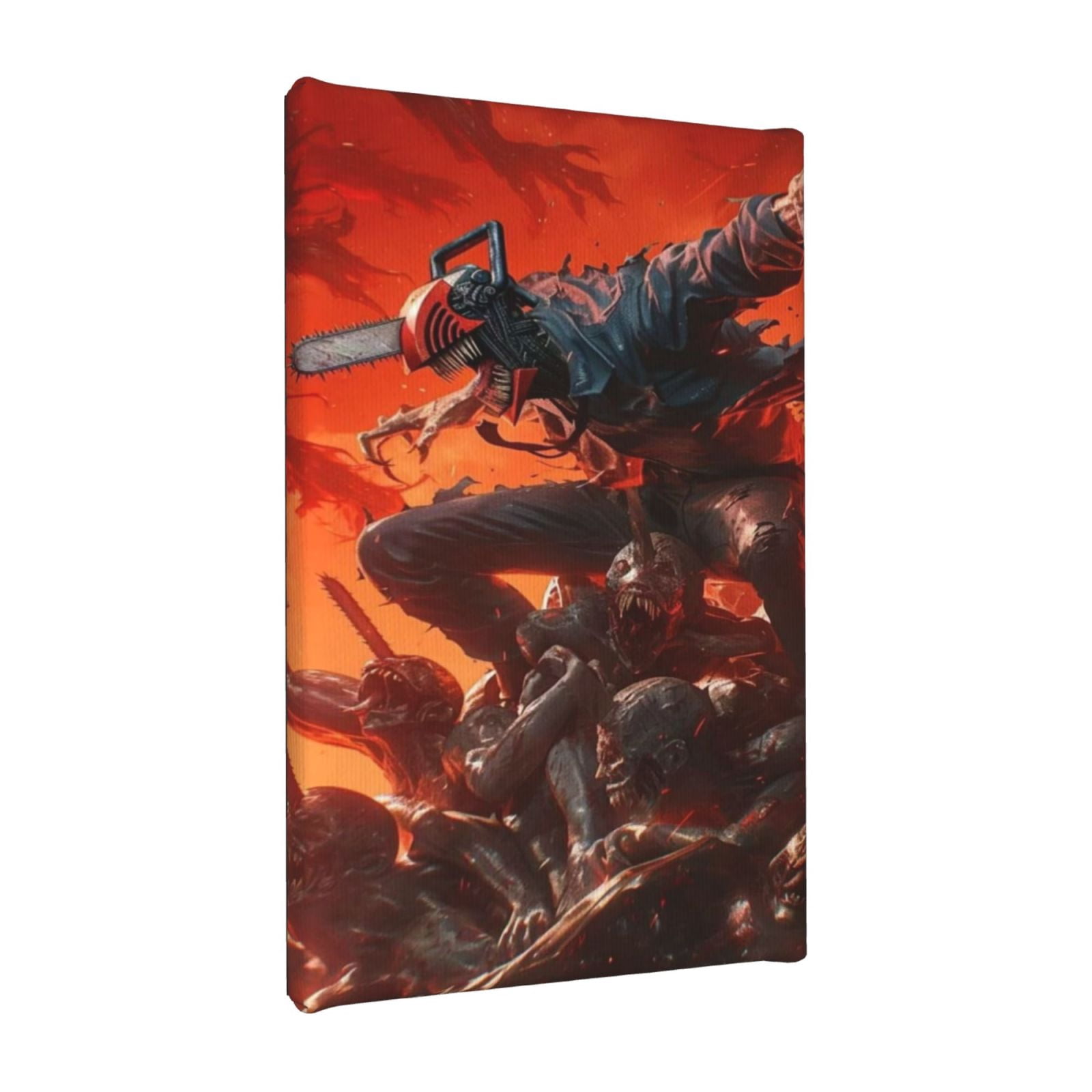 Juoritu Canvas Painting 8 x 12 Inches - Chainsaw Man - Walmart.com